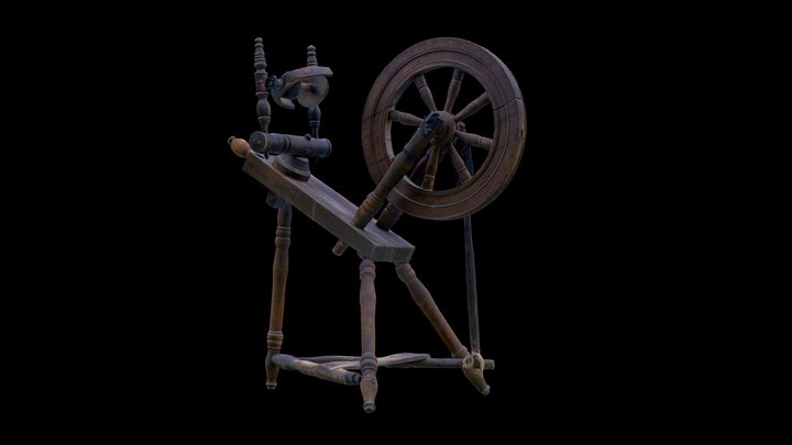 Spinning-wheel 3D models - Sketchfab