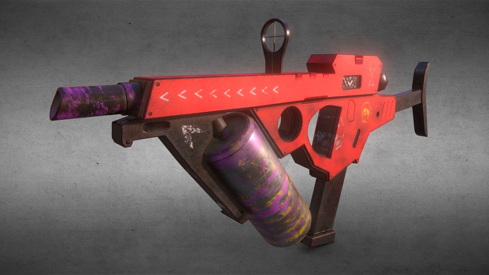 Graffiti Sci-fi Gun - Download Free 3D model by EiruaL_7 [9303306 ...