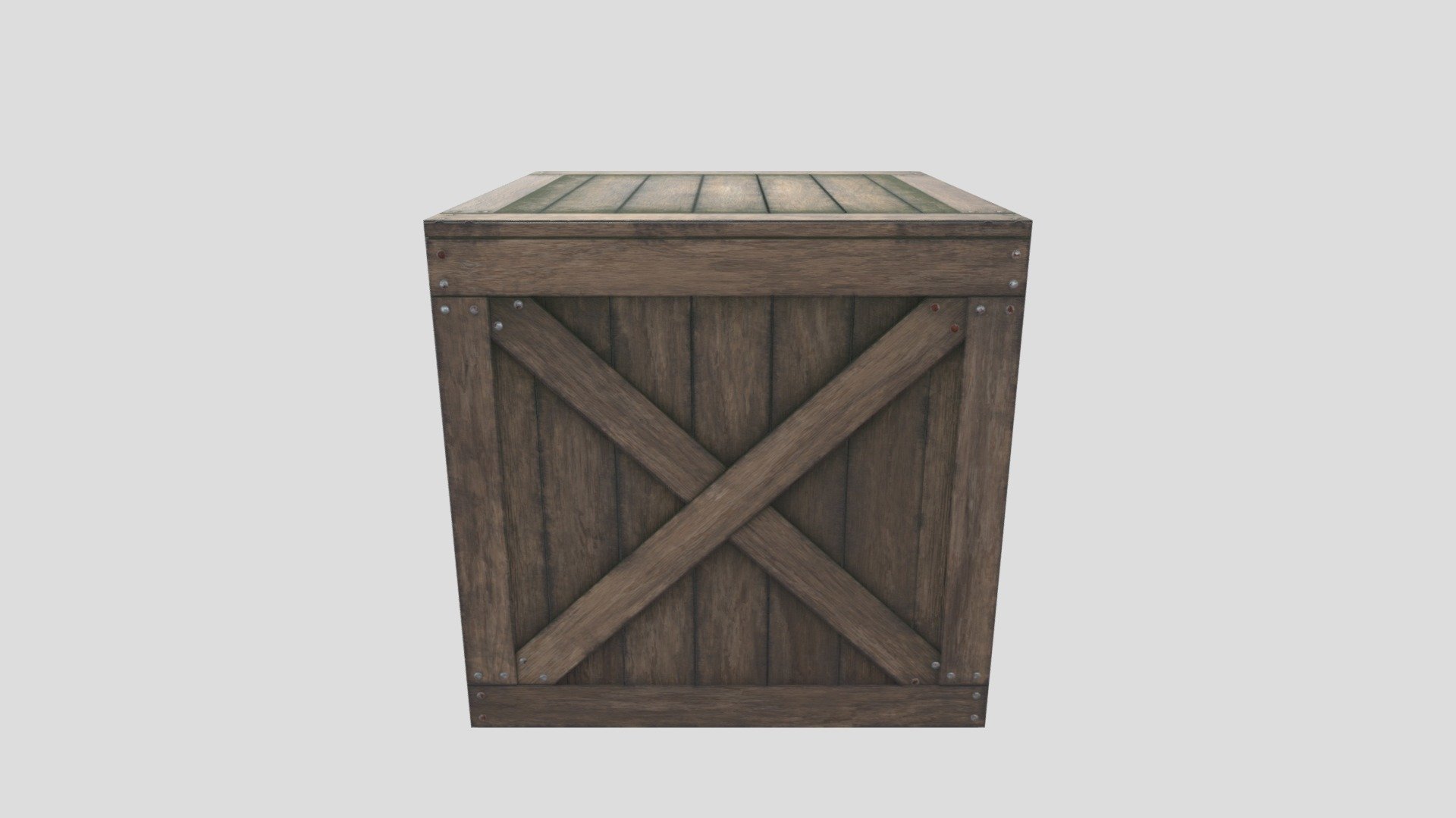 Low Poly Old Wood Crate - 3D model by PrimaVodka (@Bastian.Hyldahl ...