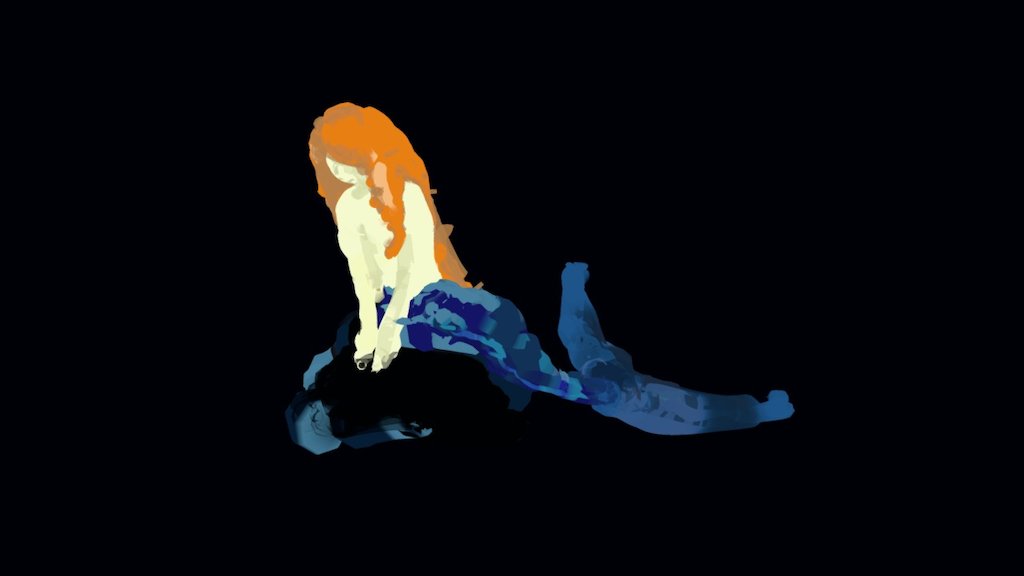 Daria Tiunchik / Mermaid - 3D model by virgallery [930620f] - Sketchfab