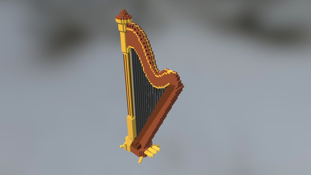 Harpe - 3D model by cubic-lemon [9306493] - Sketchfab