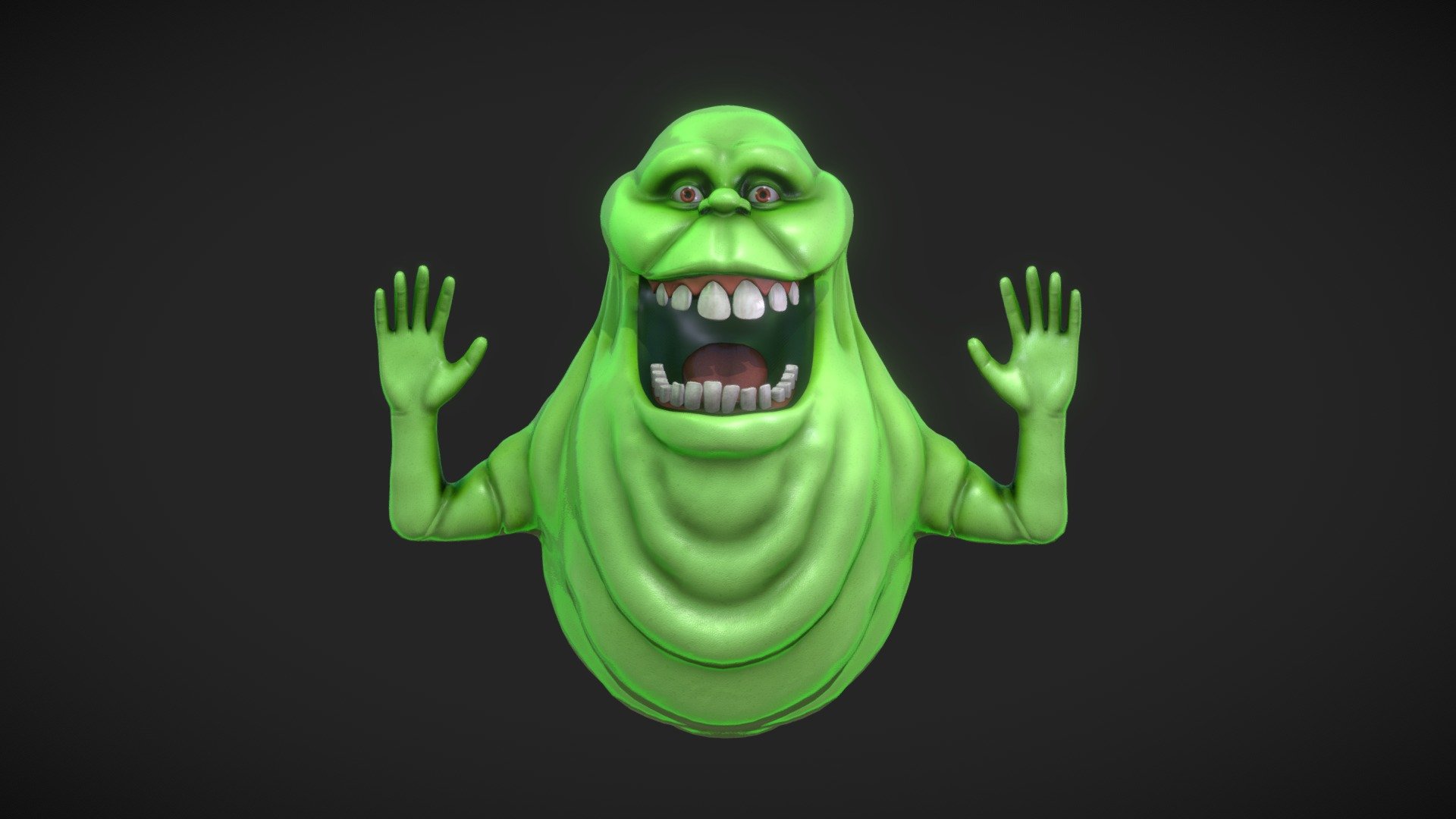 Slimer - 3D model by ignotium (@ignotium3) [93064cd] - Sketchfab