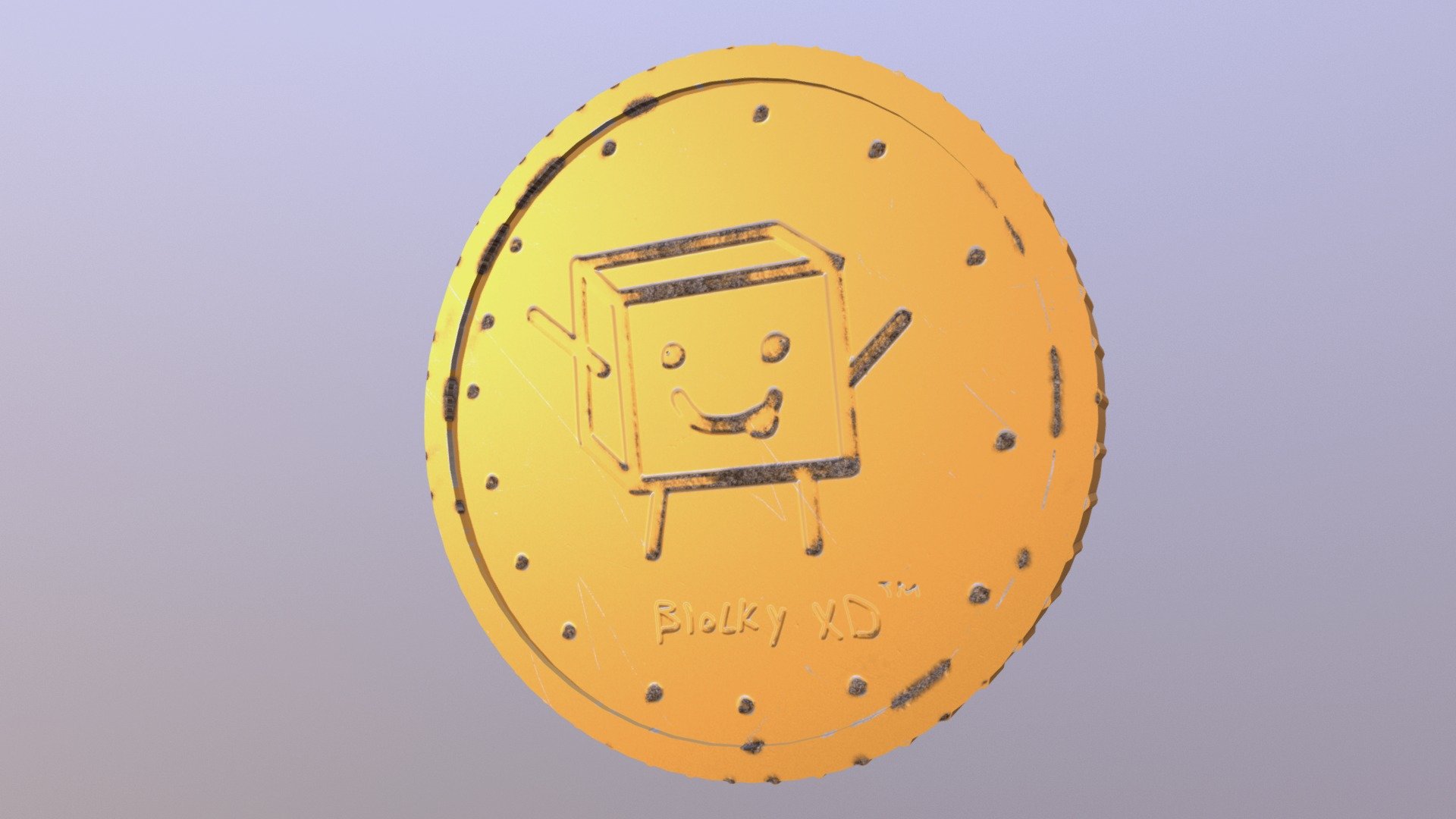 Blocky Coin! - 3D model by David Short (@davidshort) [9307147] - Sketchfab
