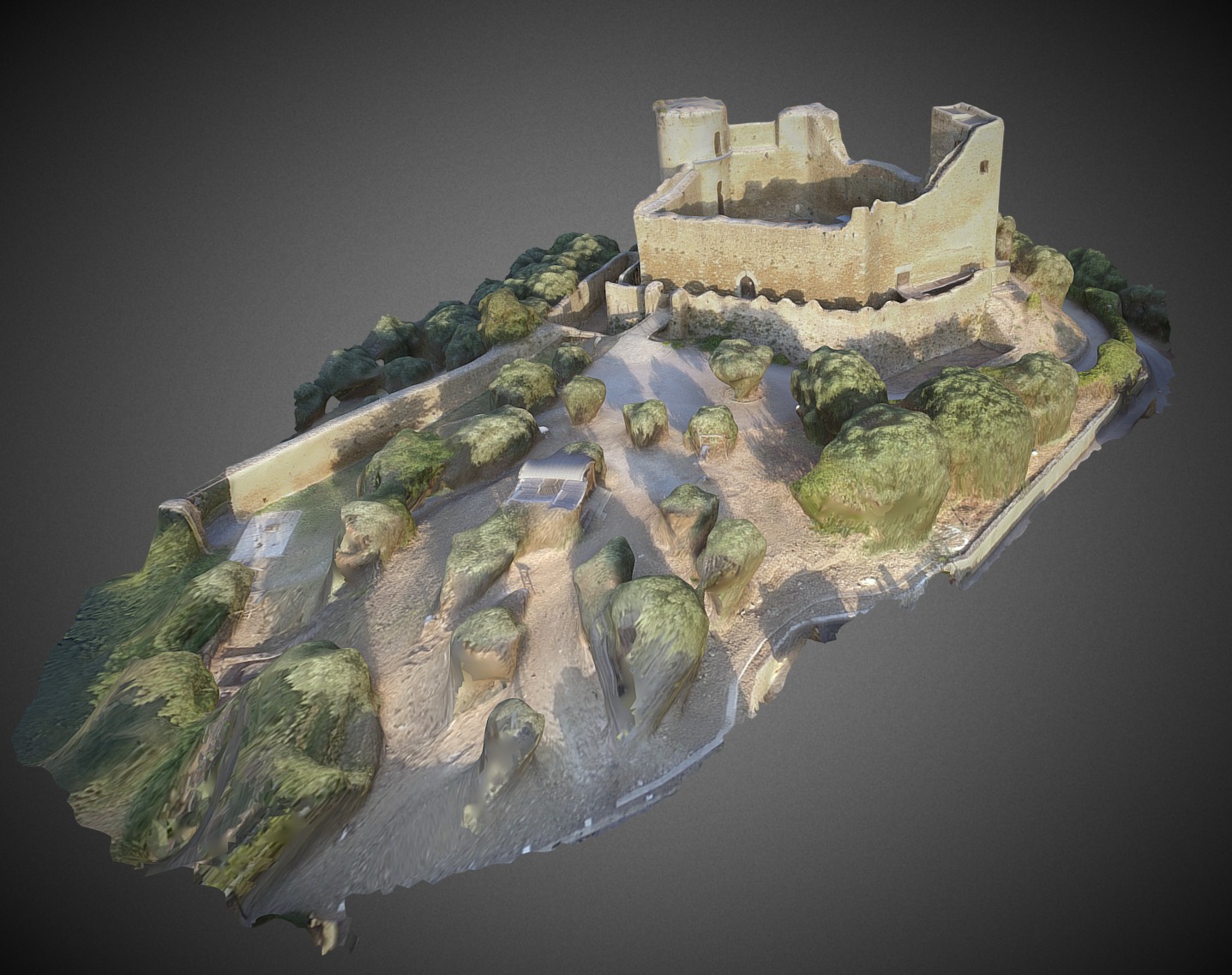 Rocca Pisana - 3D model by 3DDroneItaly (@nickthediver) [930f302 ...