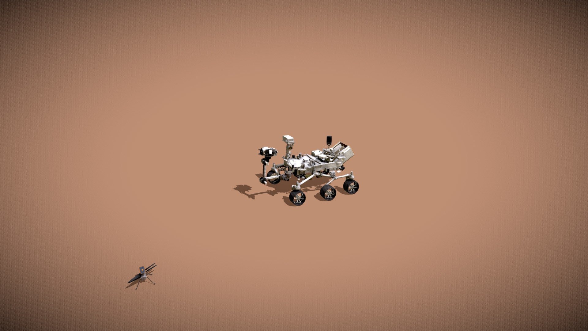Ingenuity - 5 figures - Mars - 3D model by Sakado (@HermanKruger ...