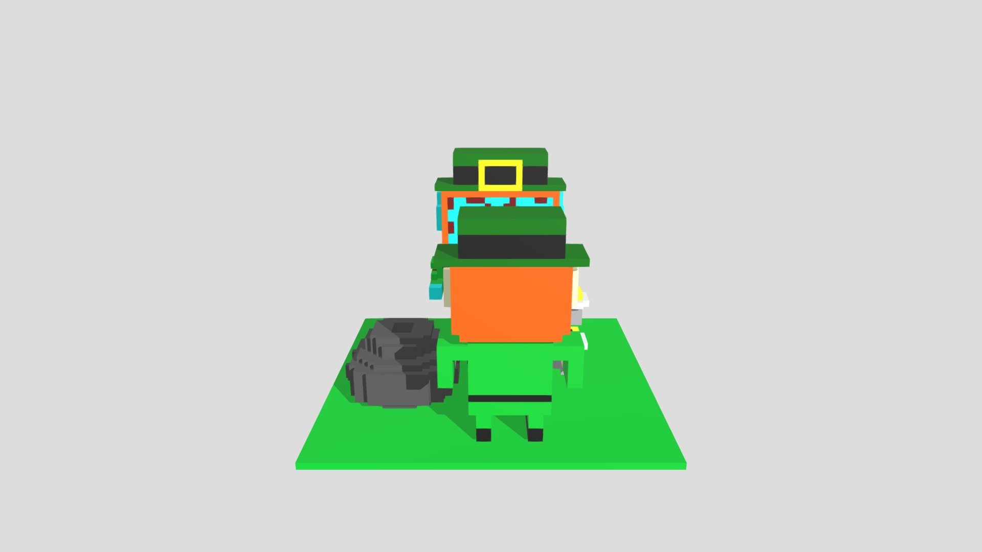 Leprechaun vs Zombie Leprechaun - Download Free 3D model by ...