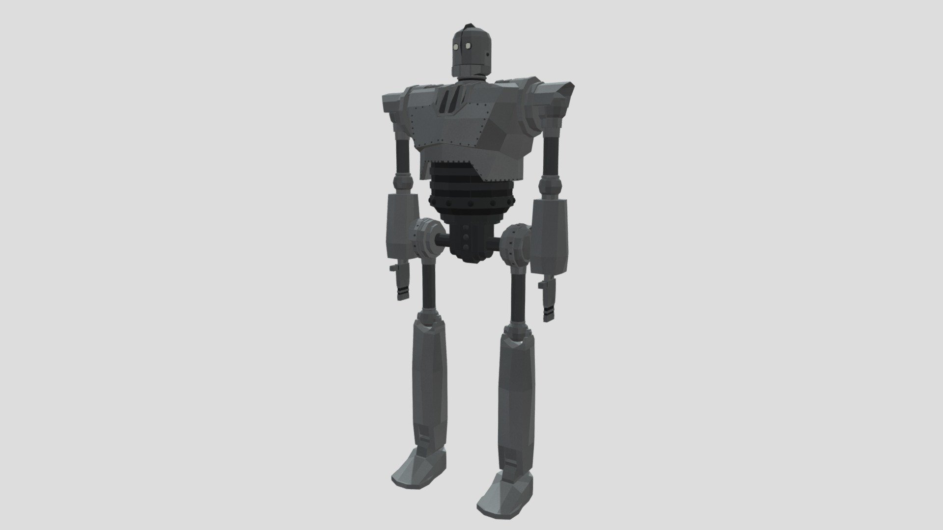 Low Poly Iron Giant - 3D model by Loqor [9311f15] - Sketchfab