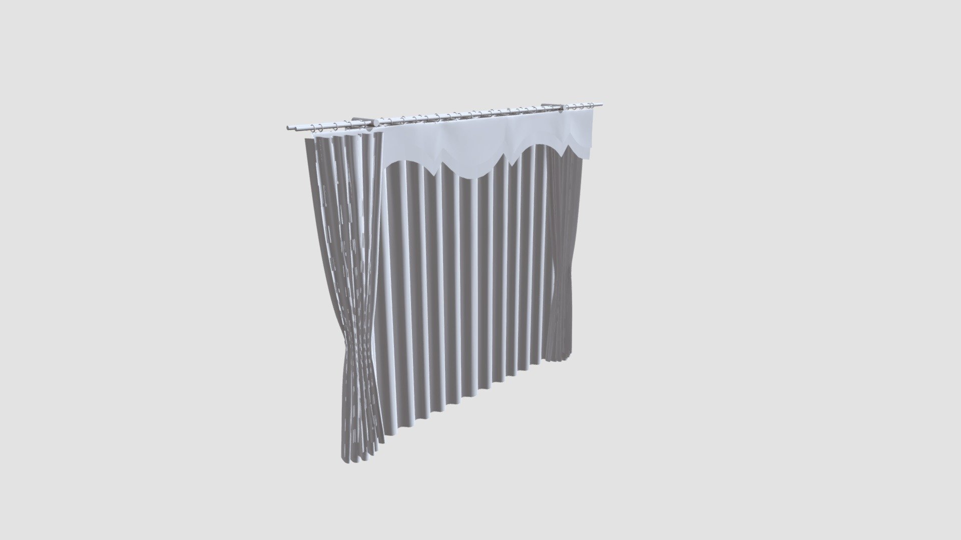 curtain - Buy Royalty Free 3D model by Evermotion [9312281] - Sketchfab ...