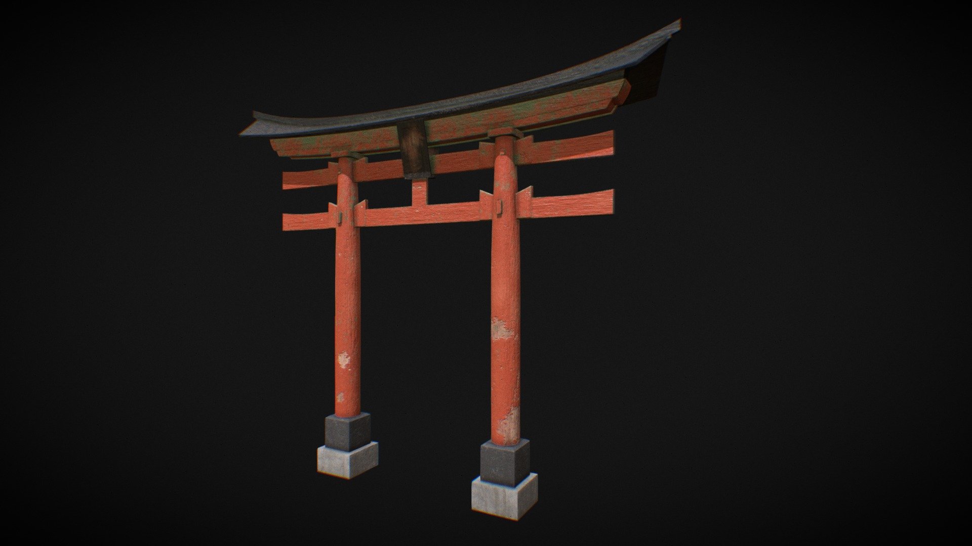 Abandoned Torii Gate - Download Free 3D model by Satori (@satoriplus ...