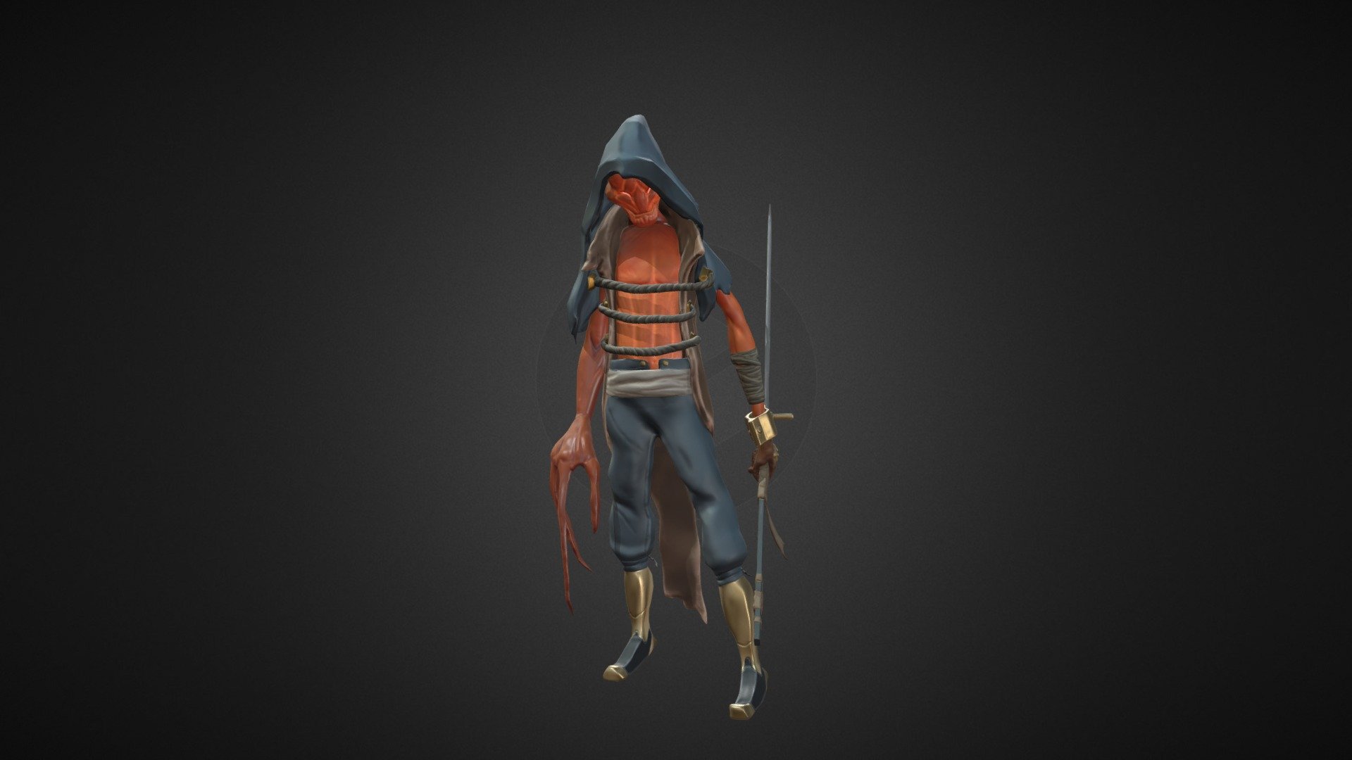 Butcher - 3D model by Nicolas Neve (@NicolasNeve) [9314e1e] - Sketchfab