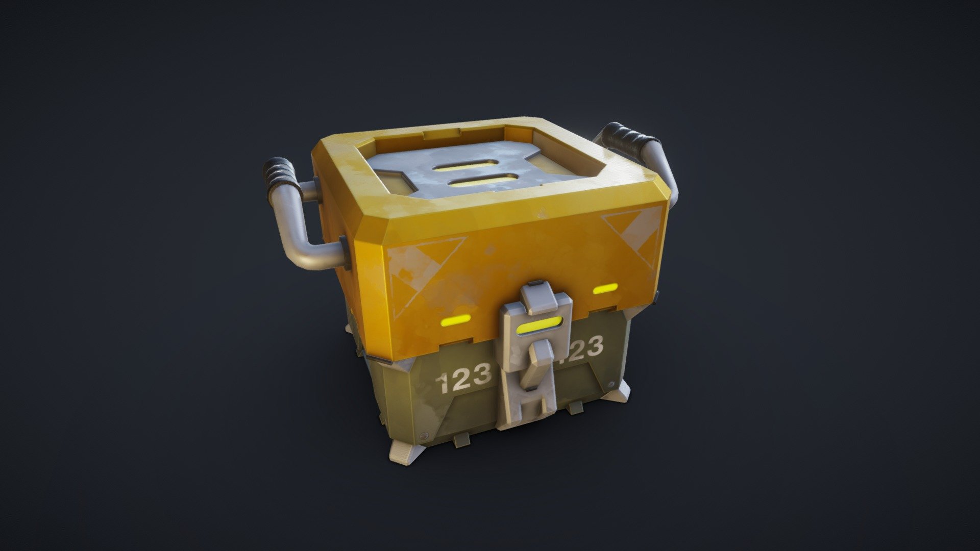 Stylized Crate - Low Poly Game Asset - Buy Royalty Free 3D model by ...