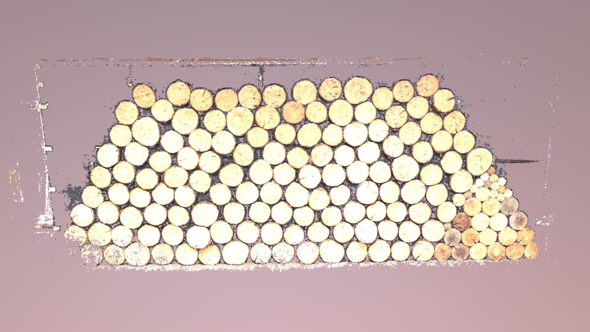 Log wall - 3D model by Axel E. Jensen (@axel.e.jensen) [931a4a8 ...