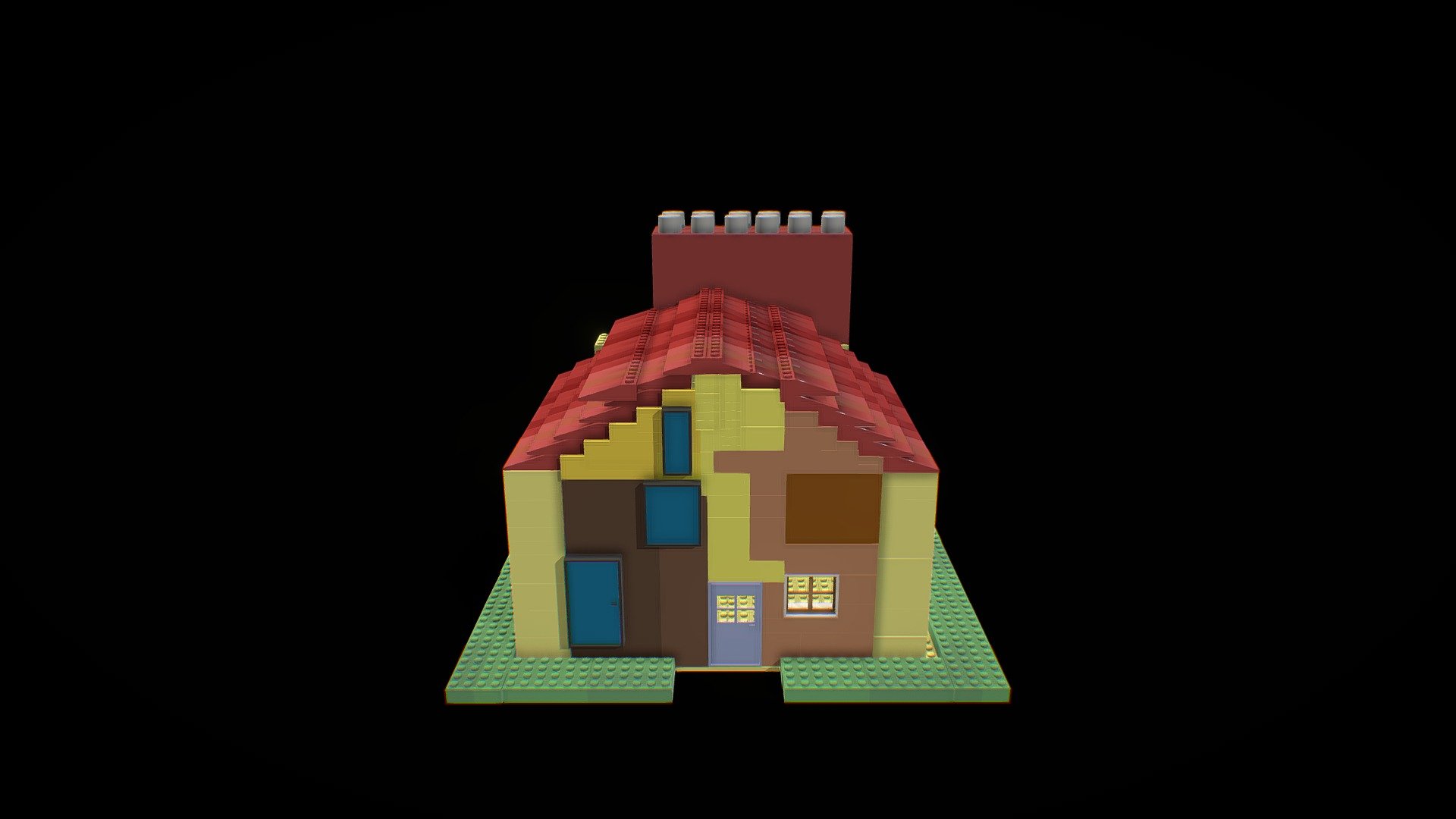 LEGO HOUSE :)) - 3D model by Livian [931a8d2] - Sketchfab