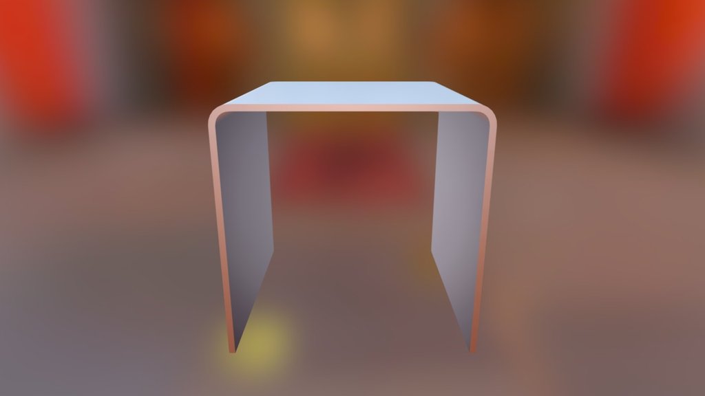 End Table - #03 U Shaped 403 - 3D model by The Plexi Store ...