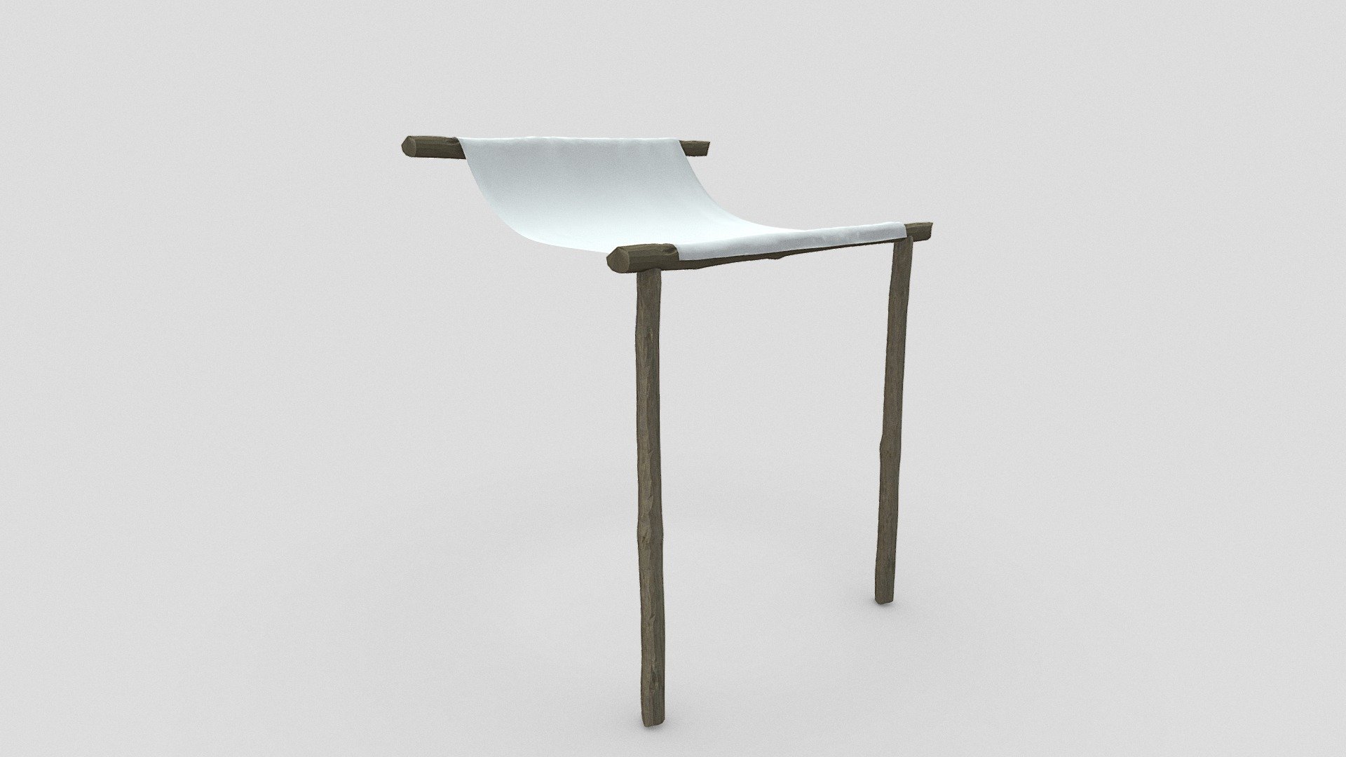 Canopy - Cloth and Wood Stand - Buy Royalty Free 3D model by Marc ...