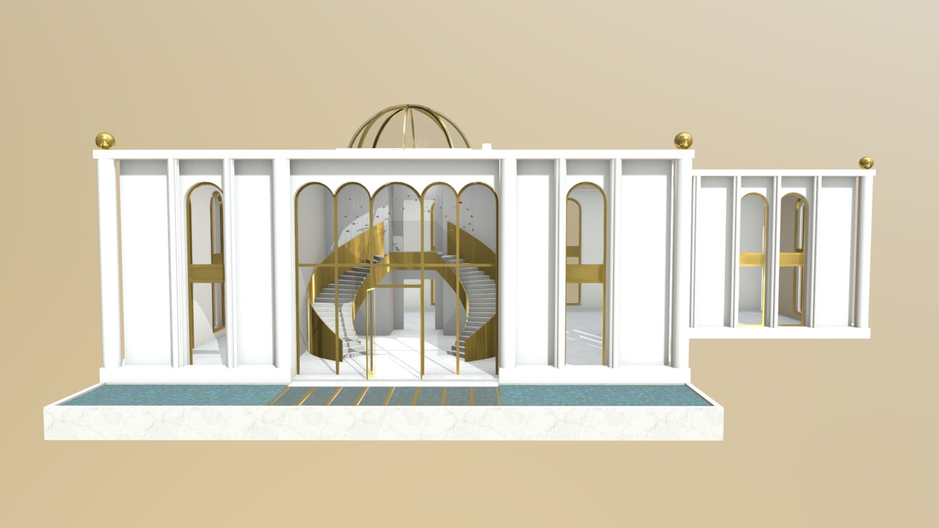 ST METAL_DOME - 3D model by St_metal [931bcf5] - Sketchfab