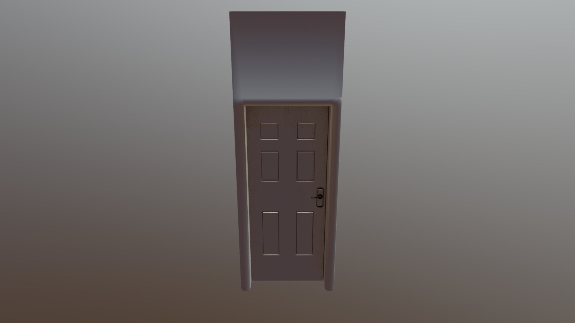 Residential Door - 3D model by Nick.Hill [931cbf6] - Sketchfab
