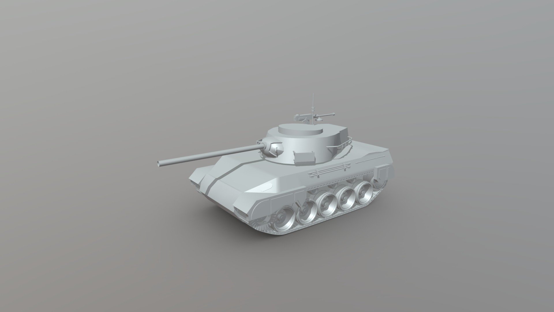 M18-Hellcat-Tank Low poly - 3D model by fadi04 [931db7d] - Sketchfab