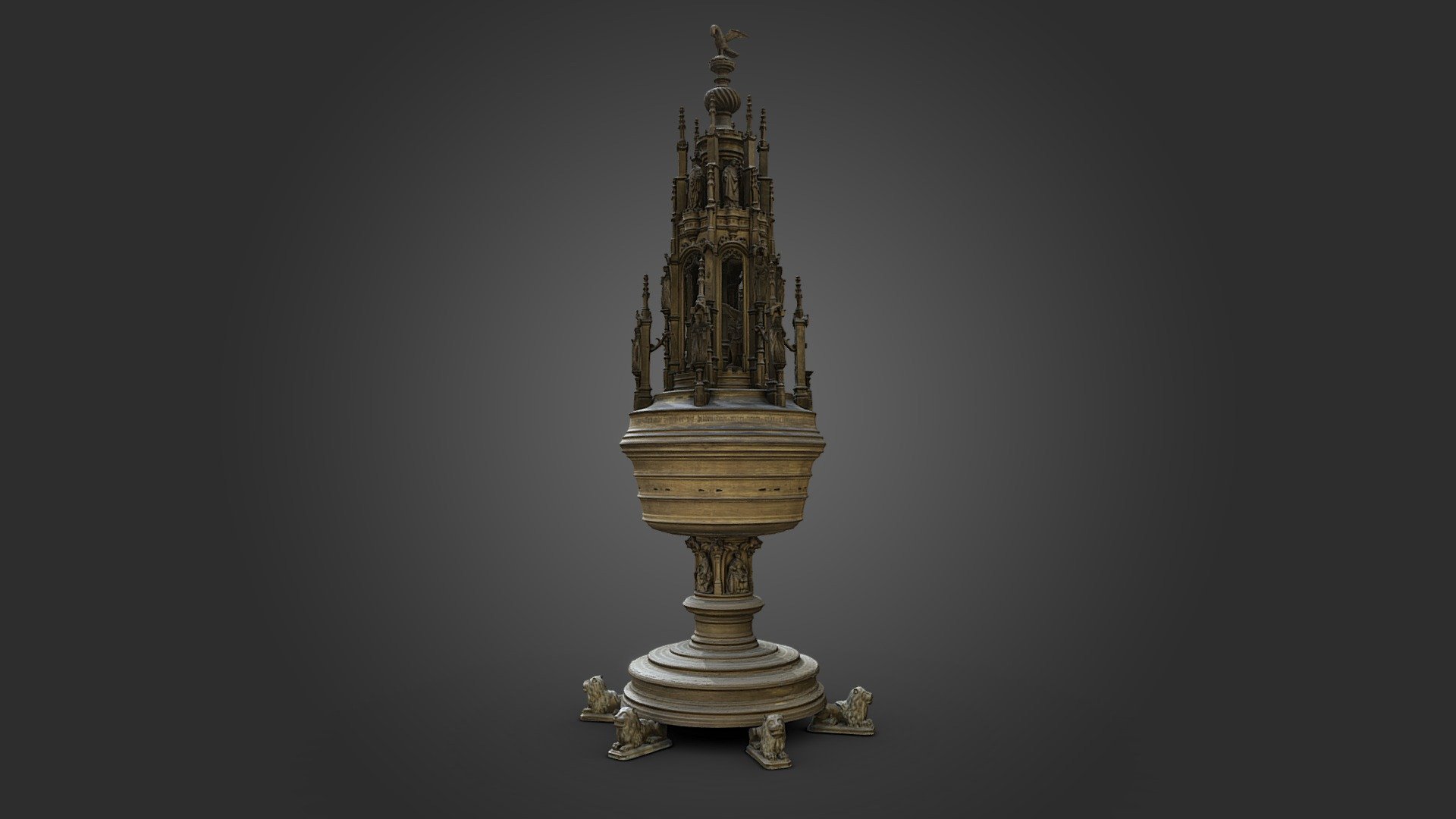 Doopvont Sint-Walburgiskerk - Download Free 3D model by Erfgoed ...