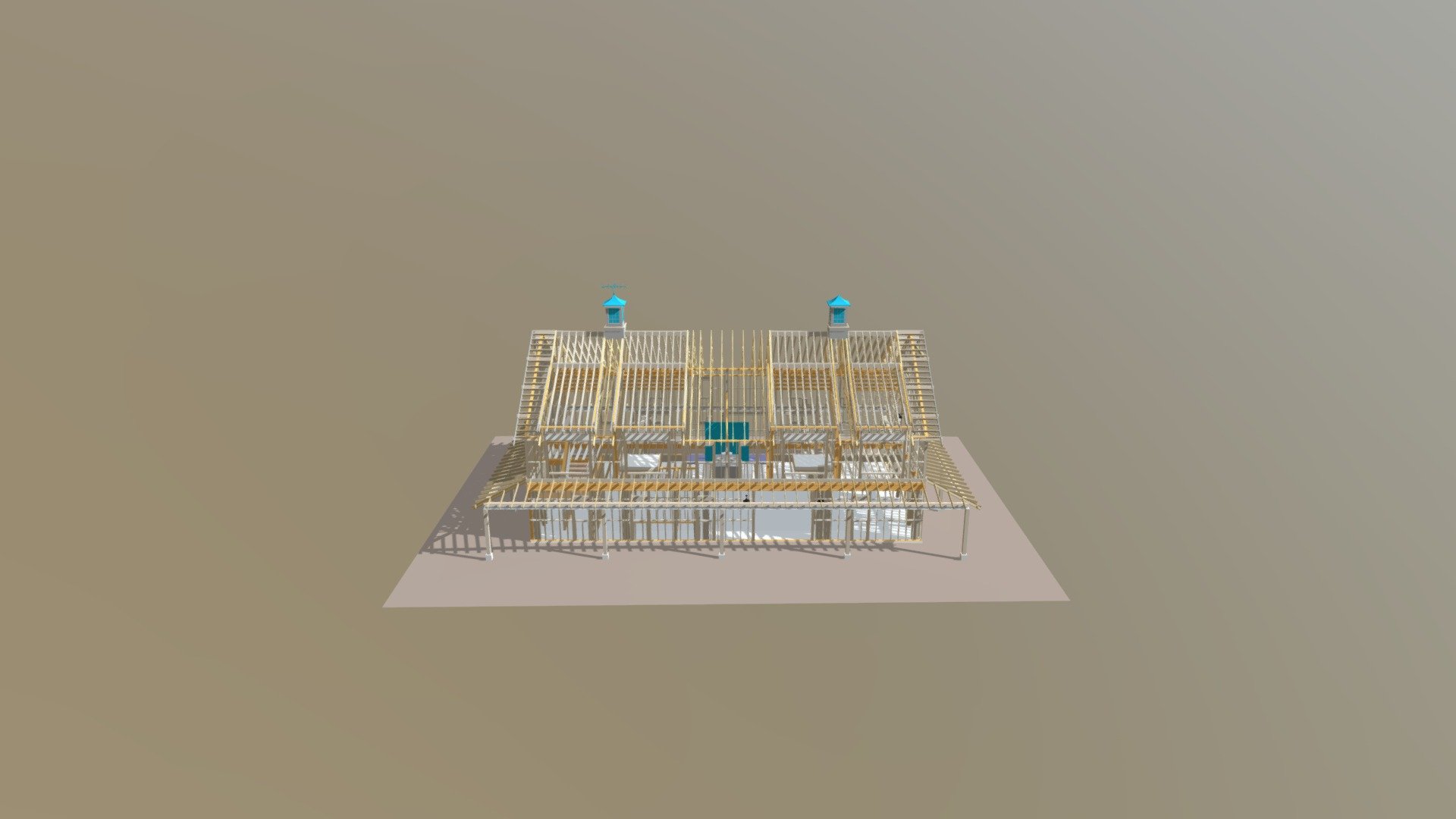 Toy Barn Framing - 3D model by JLR Images (@Jason.Richerson) [931dc23 ...