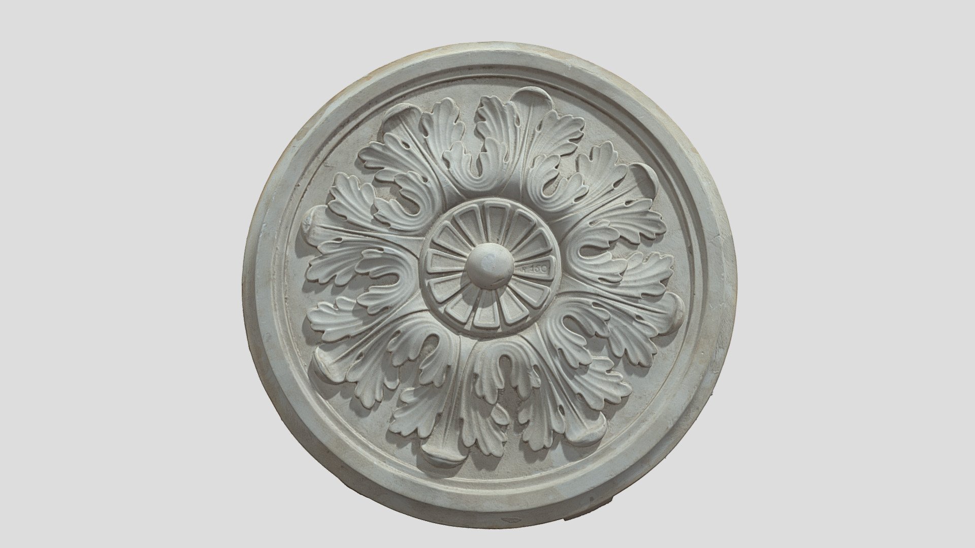 Rosette 33 Cm Durchm - Gips - Buy Royalty Free 3D model by gussbronze ...