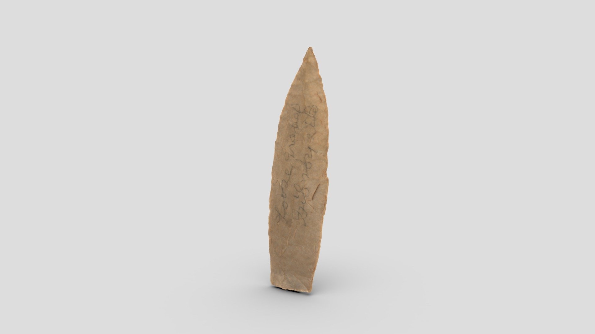 Paleoindian Projectile Point - Download Free 3D model by darphill ...