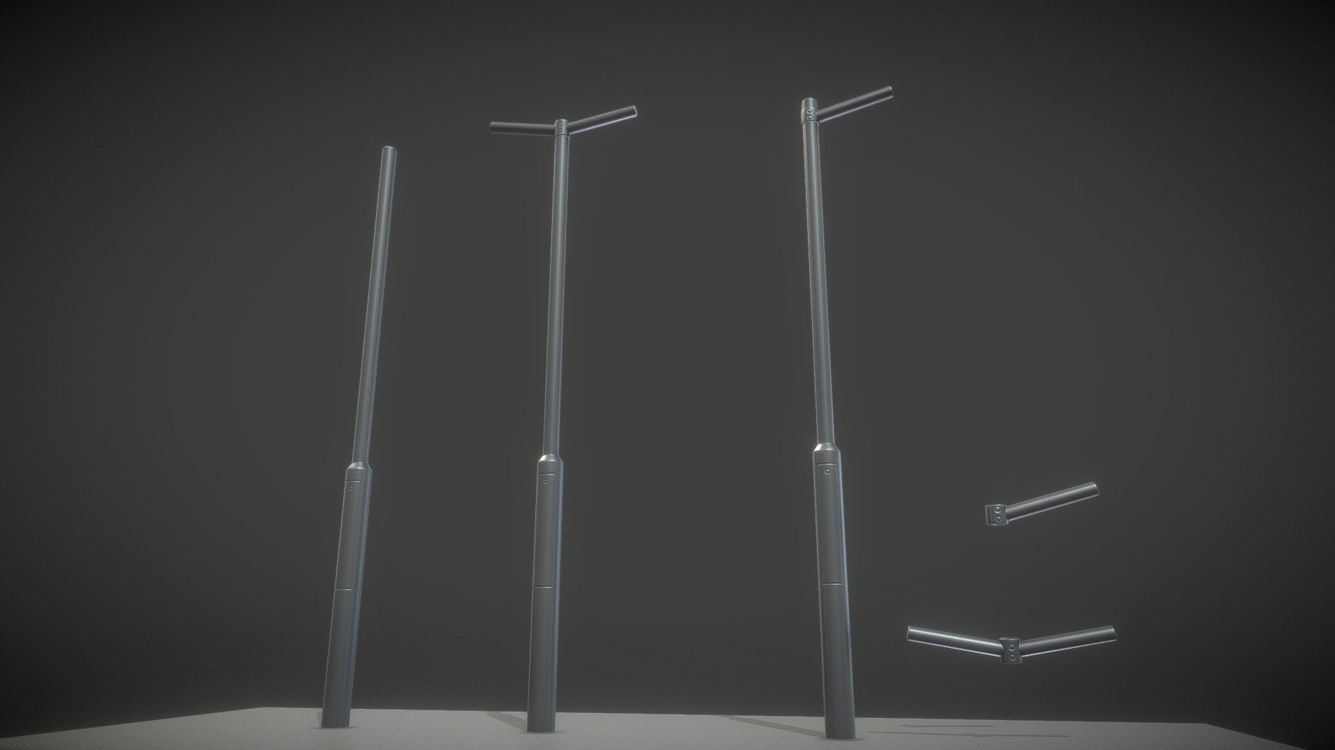 Street light Pole 3 - Buy Royalty Free 3D model by VIS-All-3D (@VIS-All ...