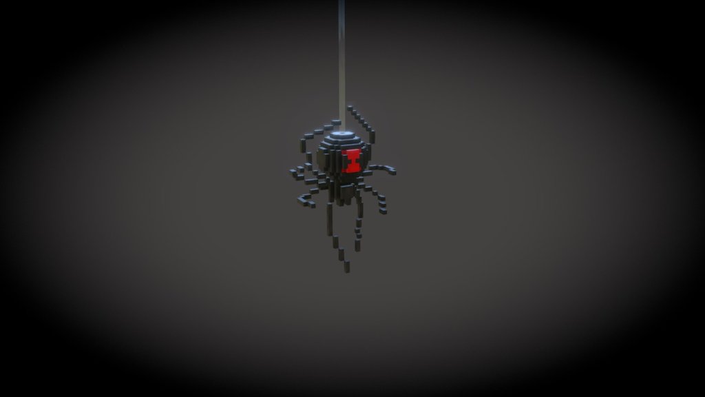 Blocktober2017 15 Spider - 3D model by Mike.Nicholson [9320615] - Sketchfab