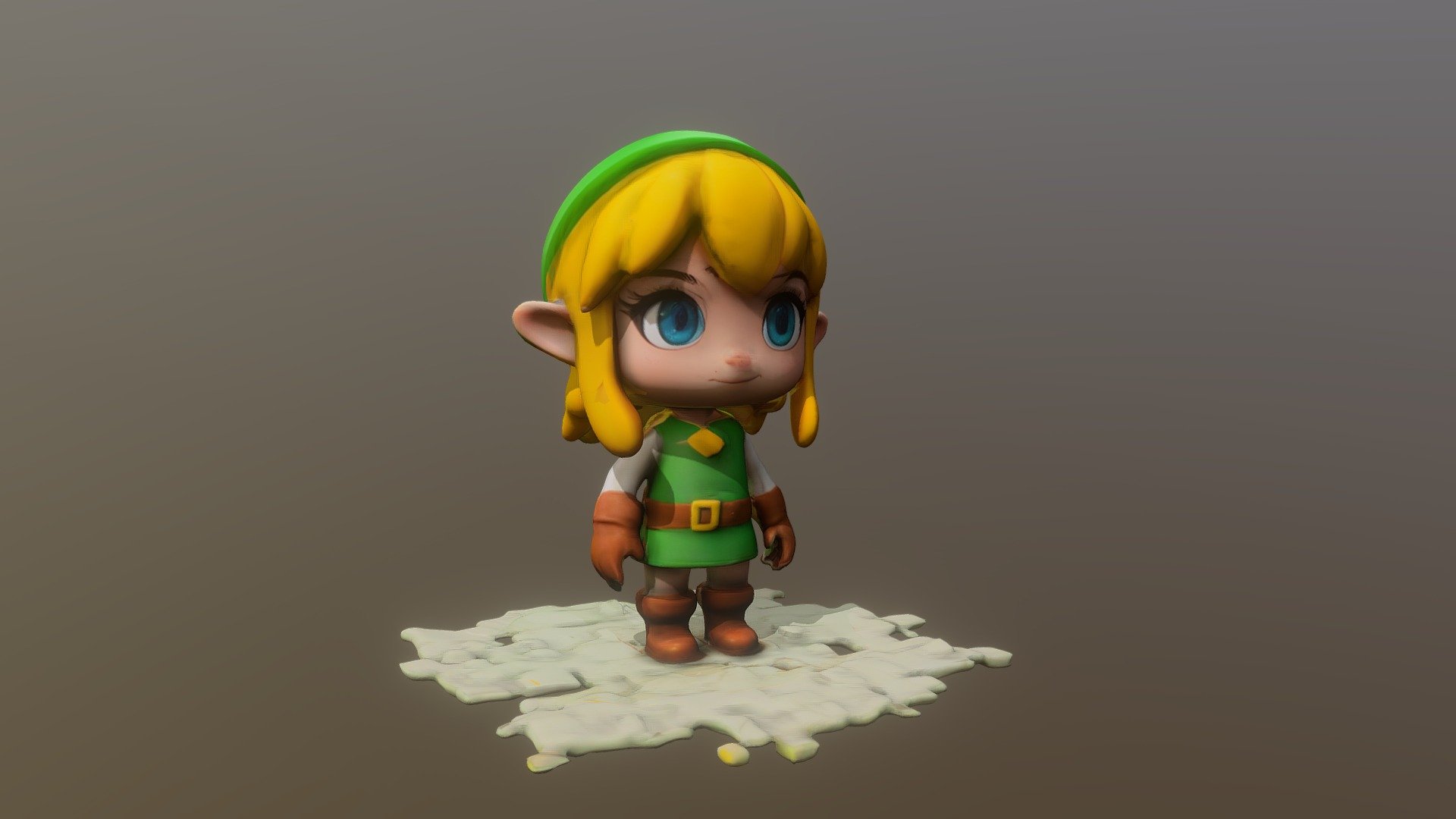 Generic Chibi Elf Explorer [MESHY] - Download Free 3D model by Ethan C ...