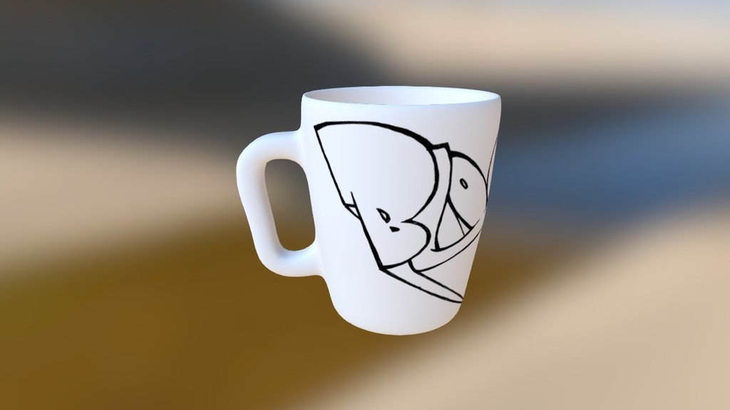 Mug Handle - Download Free 3D model by klen.copic [9321c45] - Sketchfab