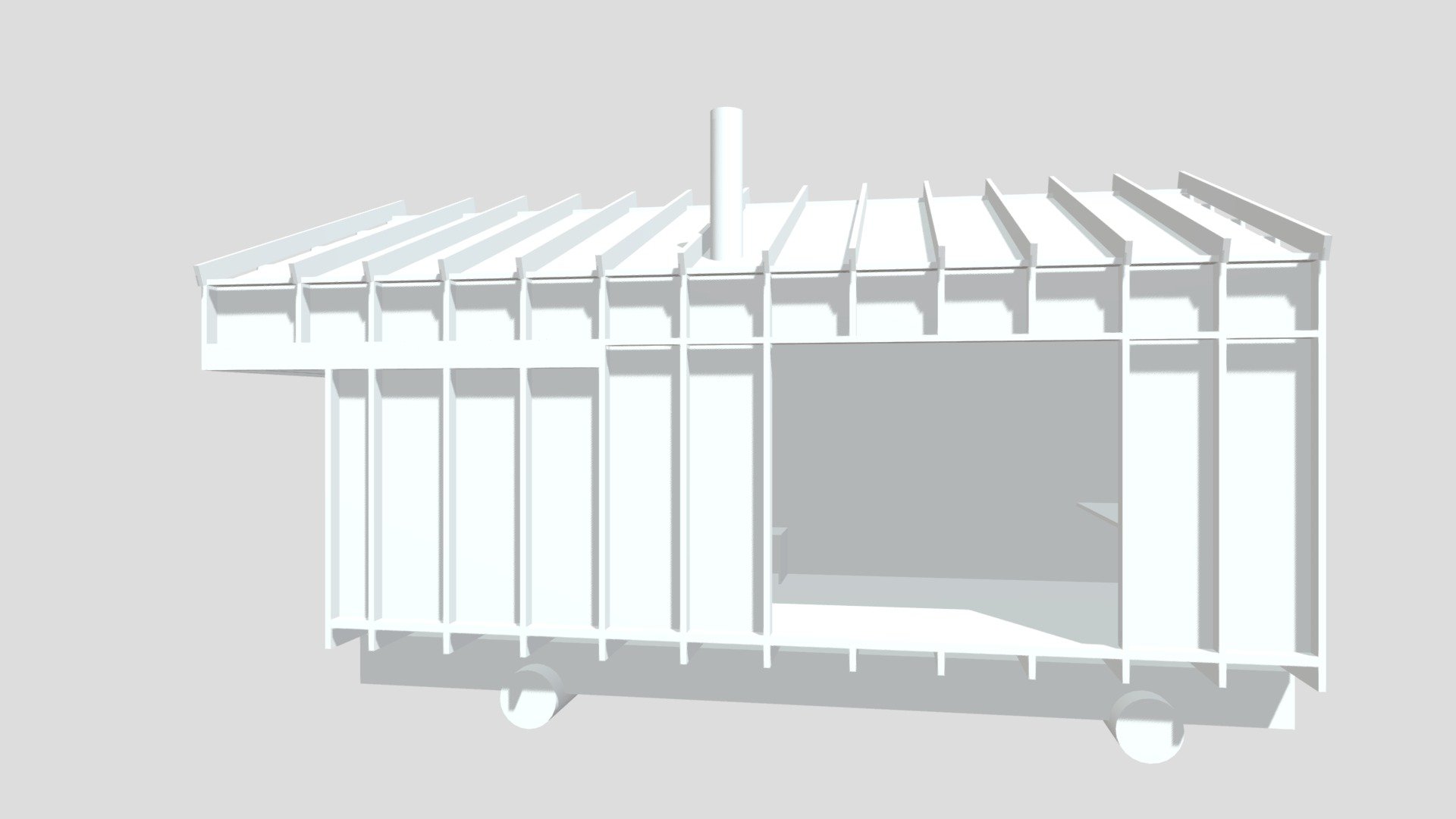 Tiny House v4 v6 - 3D model by pacifistorangutang [9321d42] - Sketchfab