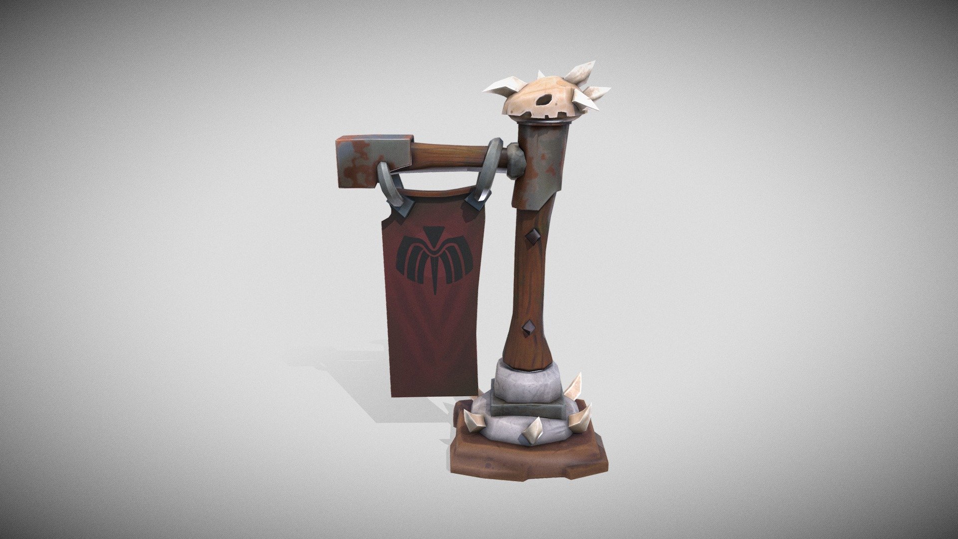 wood banner - Download Free 3D model by Alberto3d (@albertodiaz3d ...