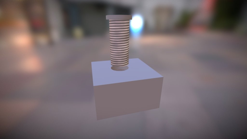 Cube Screw - 3D model by decoste007xt [932358b] - Sketchfab