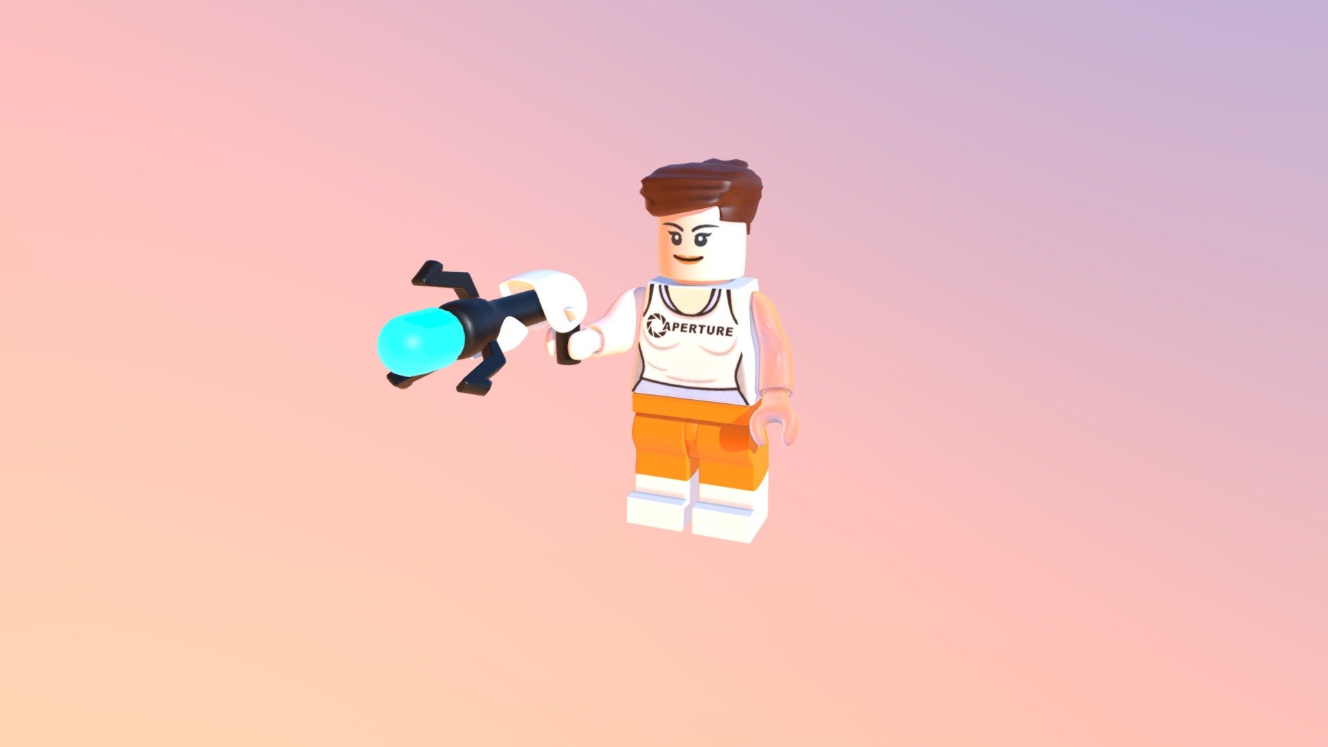 Lego Chell - Pràctica 1 Animacio 3D - 3D model by EricCH [9323cd4 ...