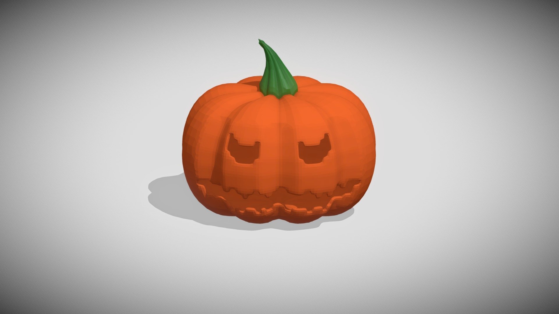 Halloween pumpkin childish. - Download Free 3D model by loucauny ...