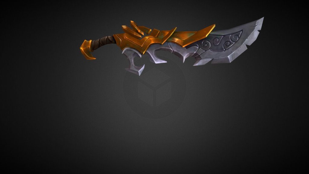 Dagger Handpaint practice. - 3D model by JohanSoderberg [9324b5d ...