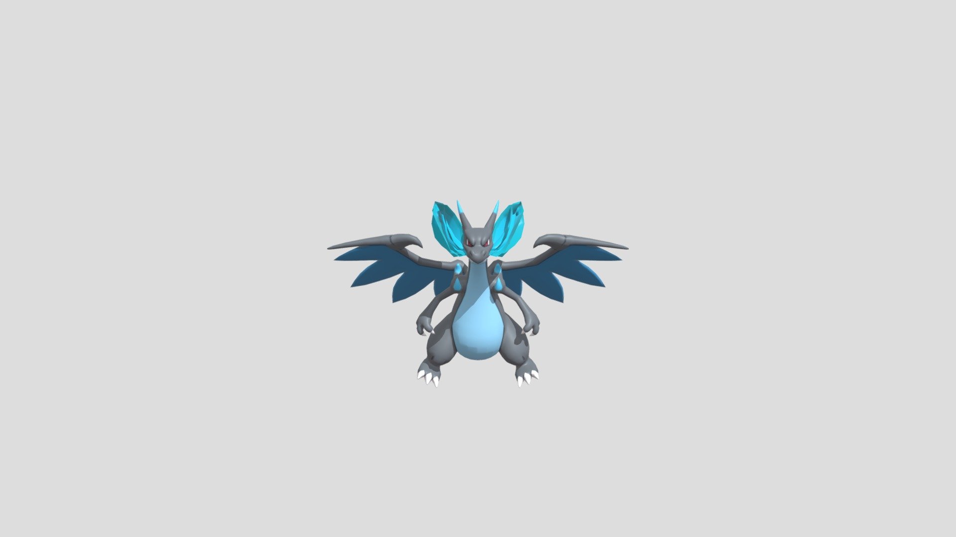 Mega Charizard X - Pokemon - Download Free 3D model by Chechorams16 ...