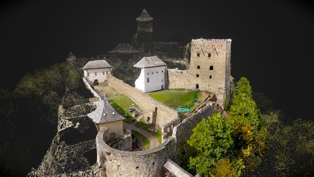 Medieval Castle | Archaeological excavations - 3D model by Overhead4D ...