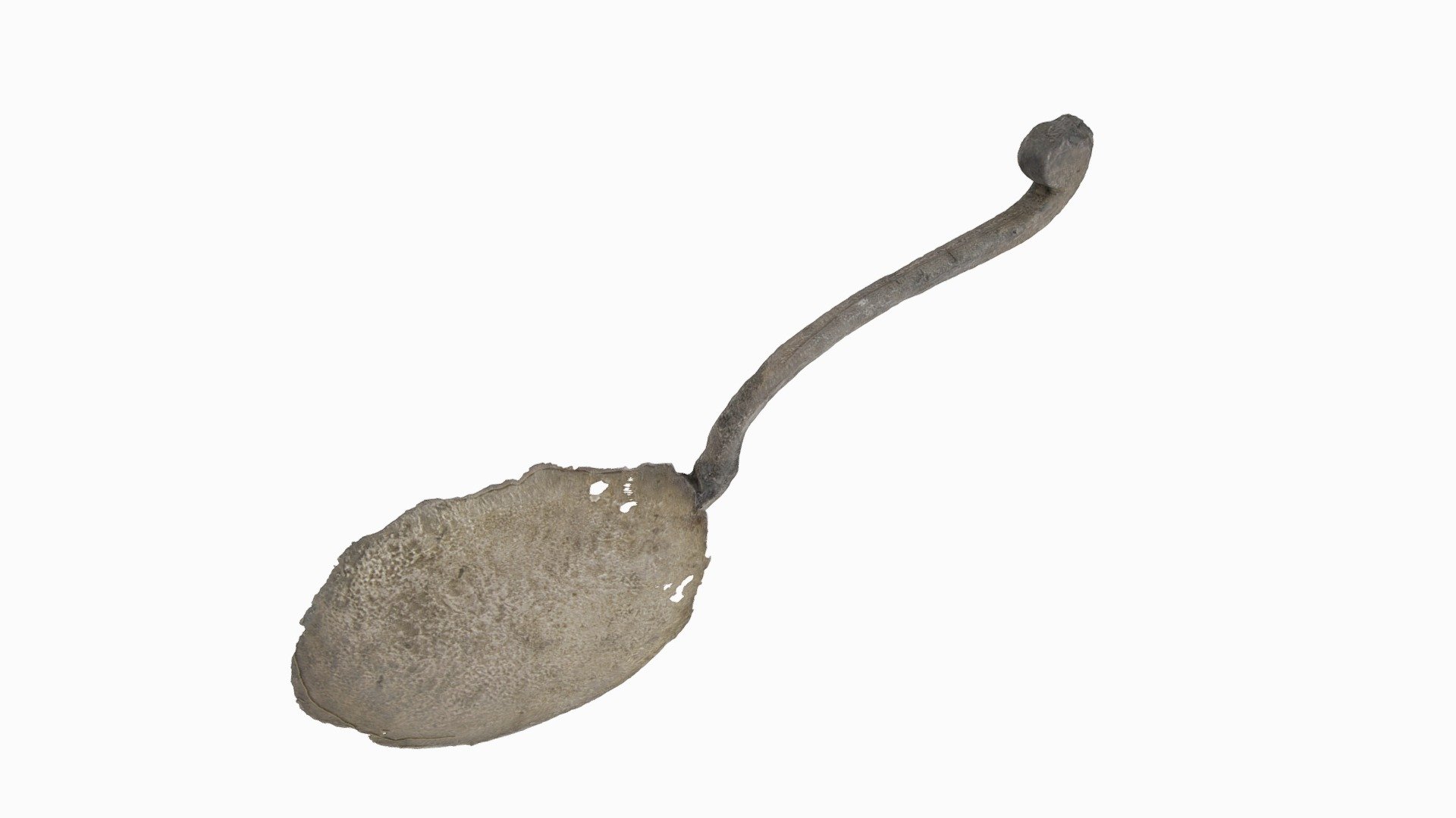 Atocha Silver Spoon 1986.008.0162 - 3D model by The Mel Fisher Maritime ...