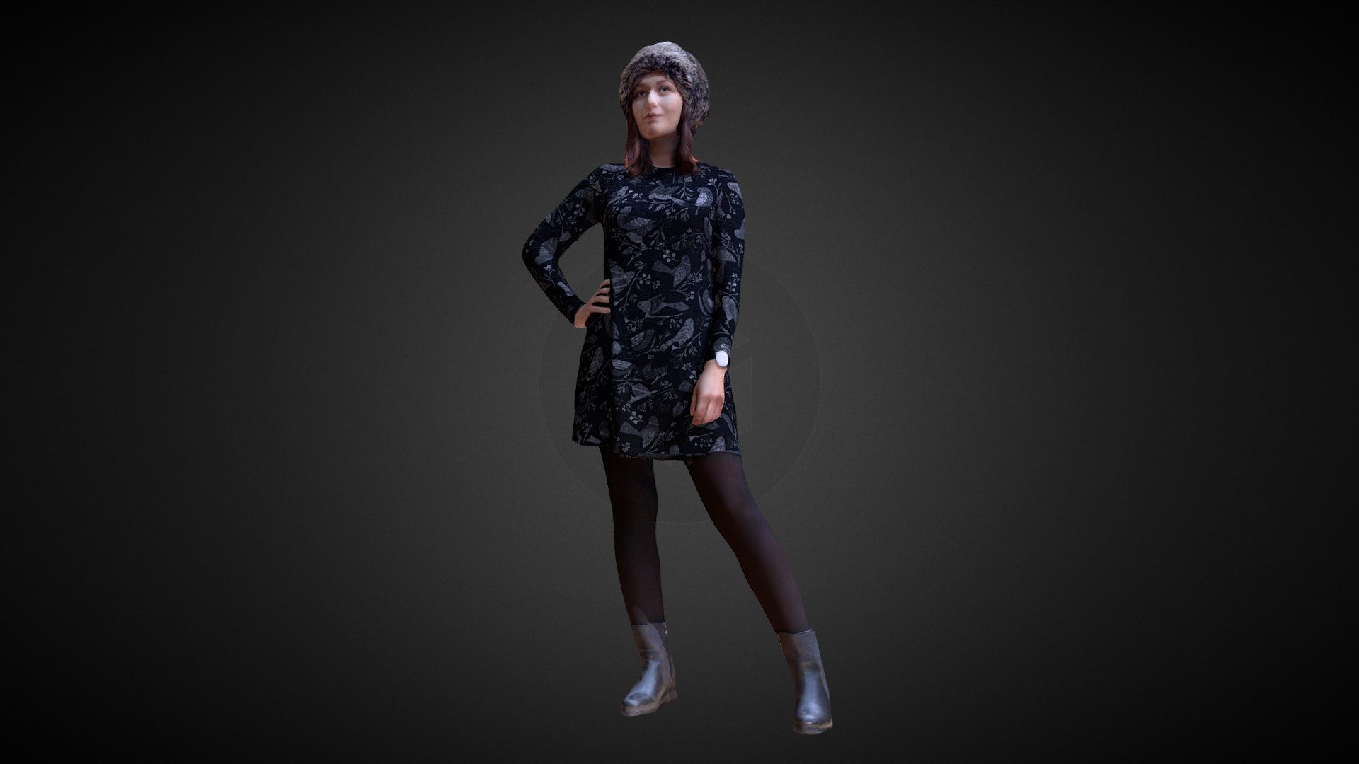 3D Scan Woman Winter 002 - Buy Royalty Free 3D model by bonboniere3d ...