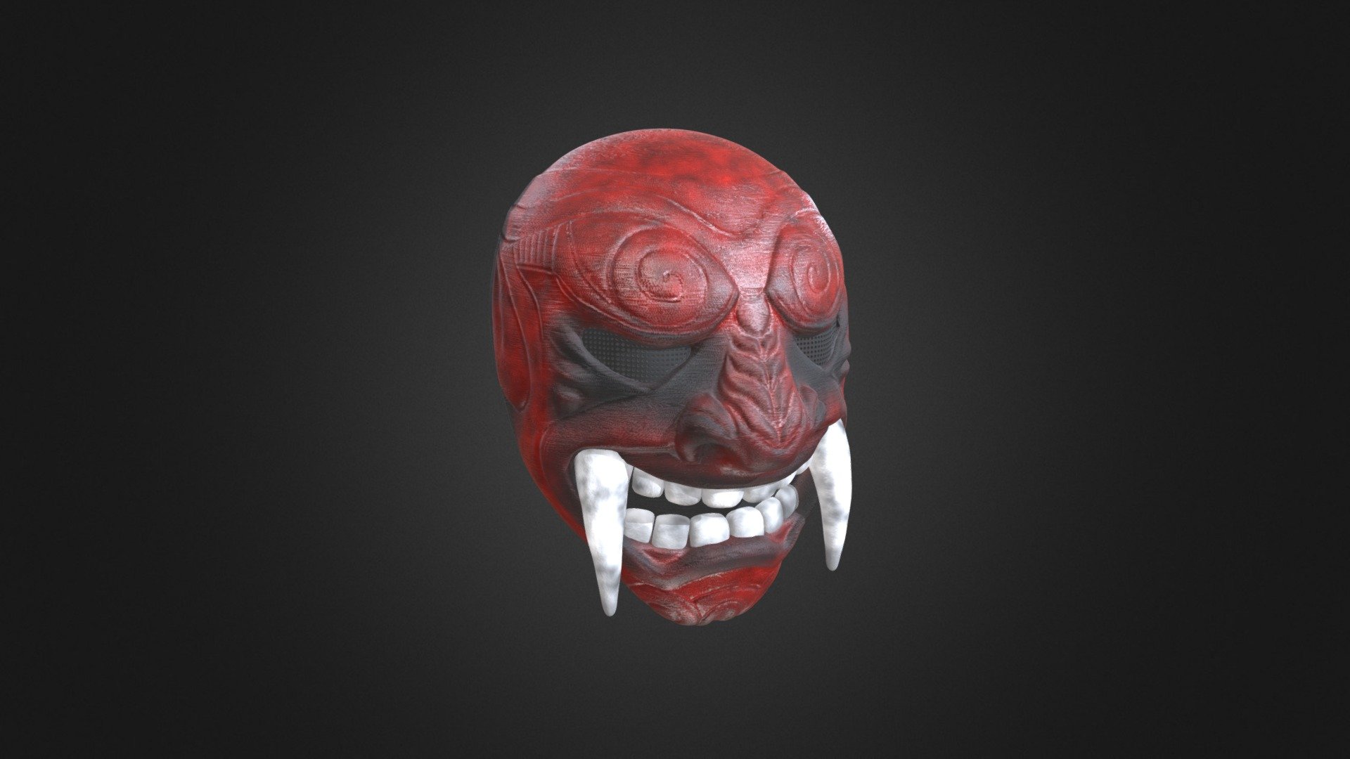 Samurai's Mask - Download Free 3D model by AlexGrigorevskiy [932a630 ...