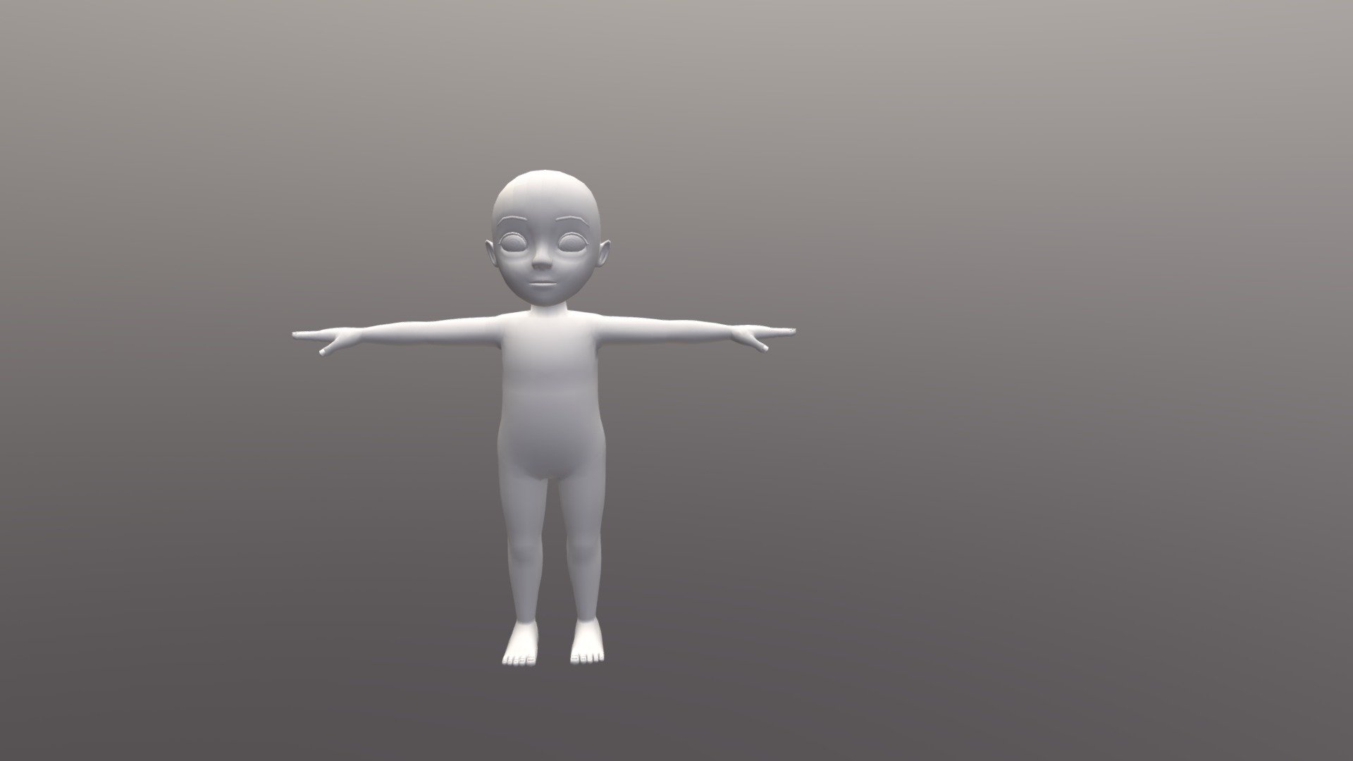 Chibi Base Mesh 3D Model - 3D model by garcheed [932b6dc] - Sketchfab