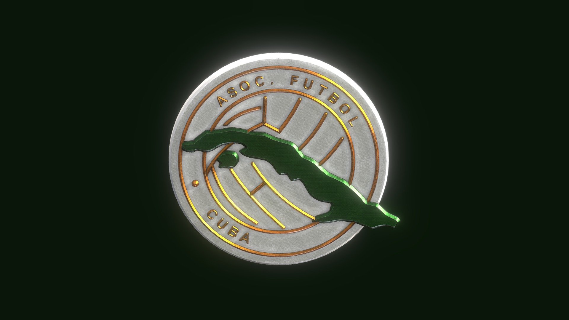 Cuba National Team – 3D Badge/Shield - Buy Royalty Free 3D model by ...