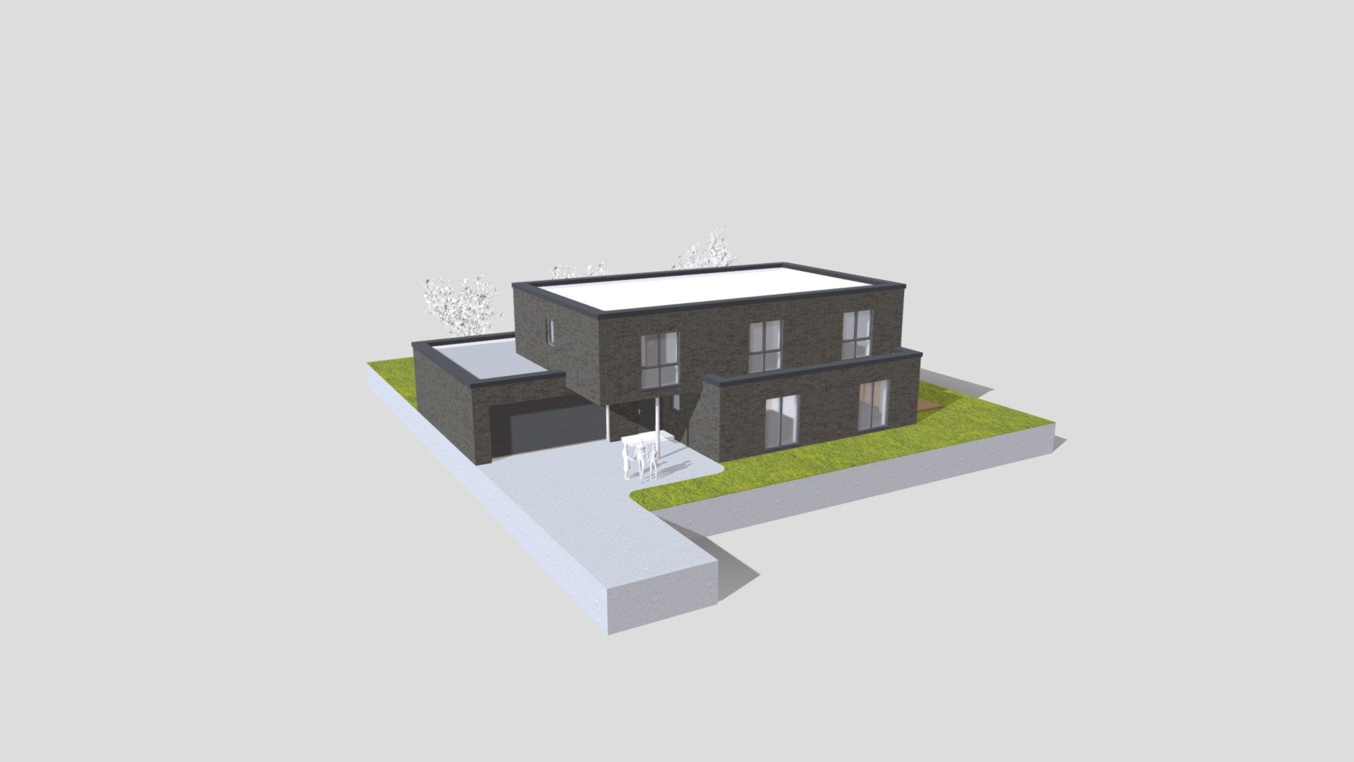 Building Block House - 3D model by J.Dorow (@jdorow) [9331734] - Sketchfab