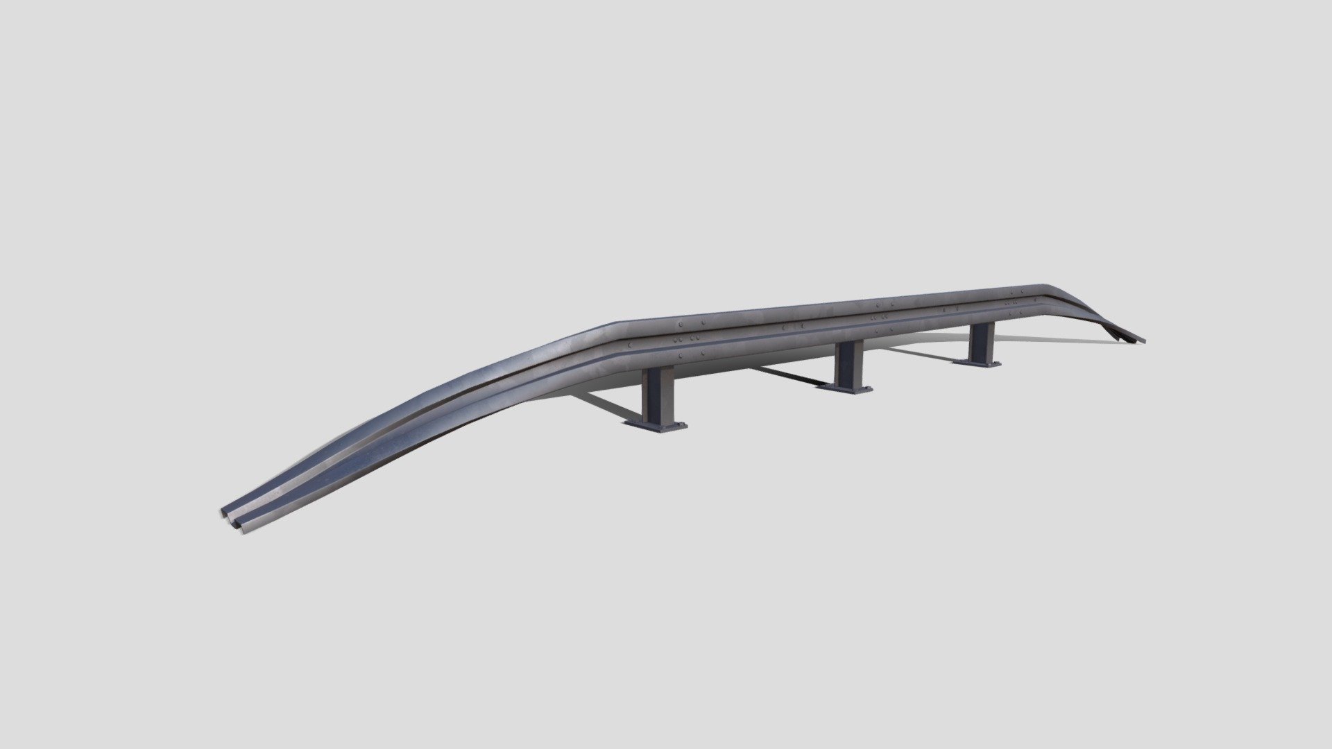 Guard Rail - Buy Royalty Free 3D model by kambur [9332f7c] - Sketchfab ...