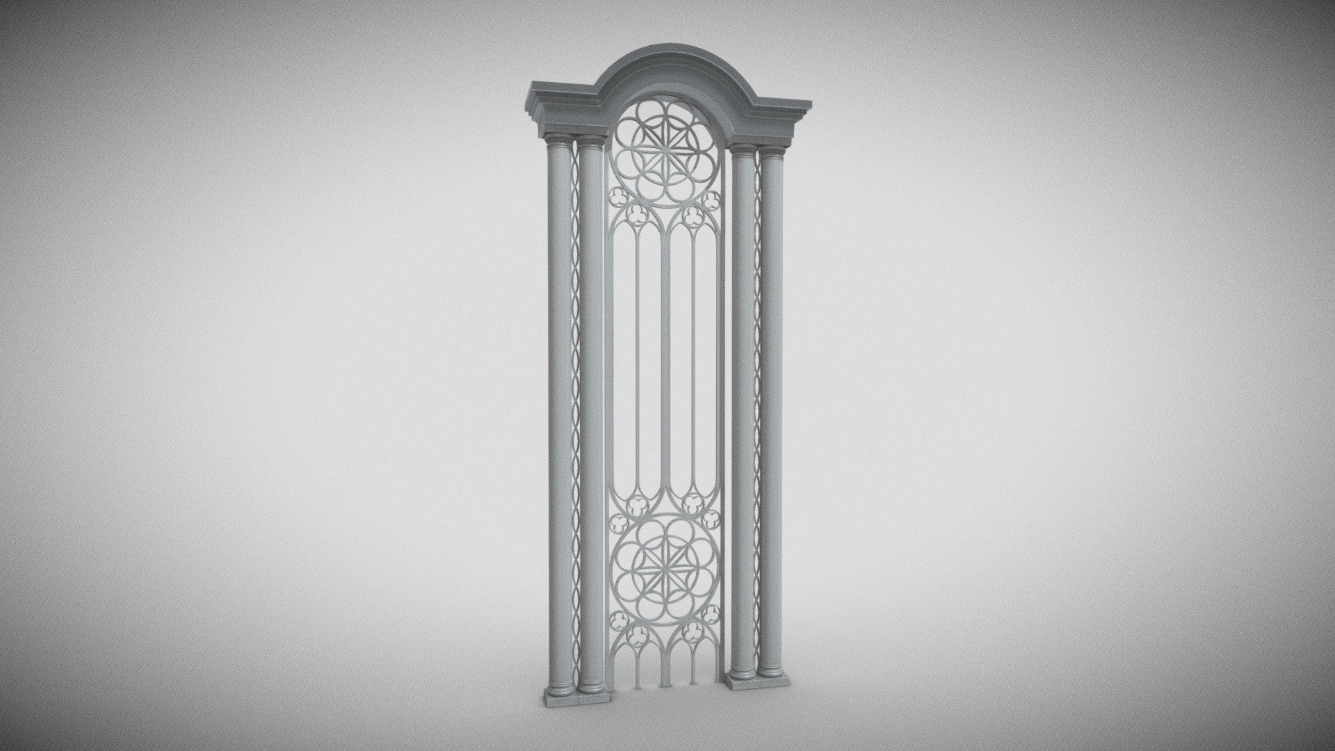 Classic Building Entrance 5 3D - 3D model by nvere [9335808] - Sketchfab
