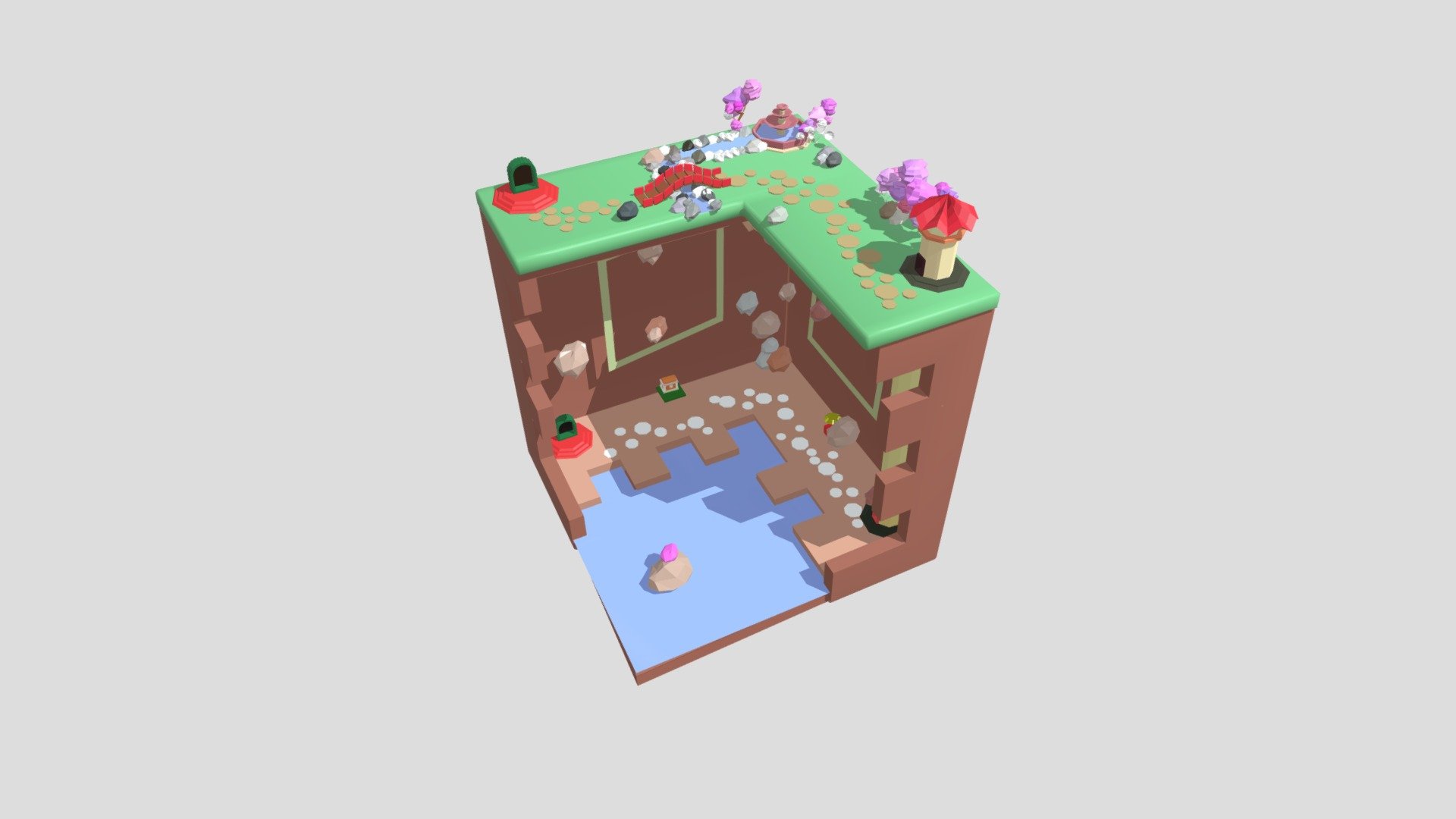 Nelumbo lucifera - 3D model by luarevalo1 [9335c2f] - Sketchfab