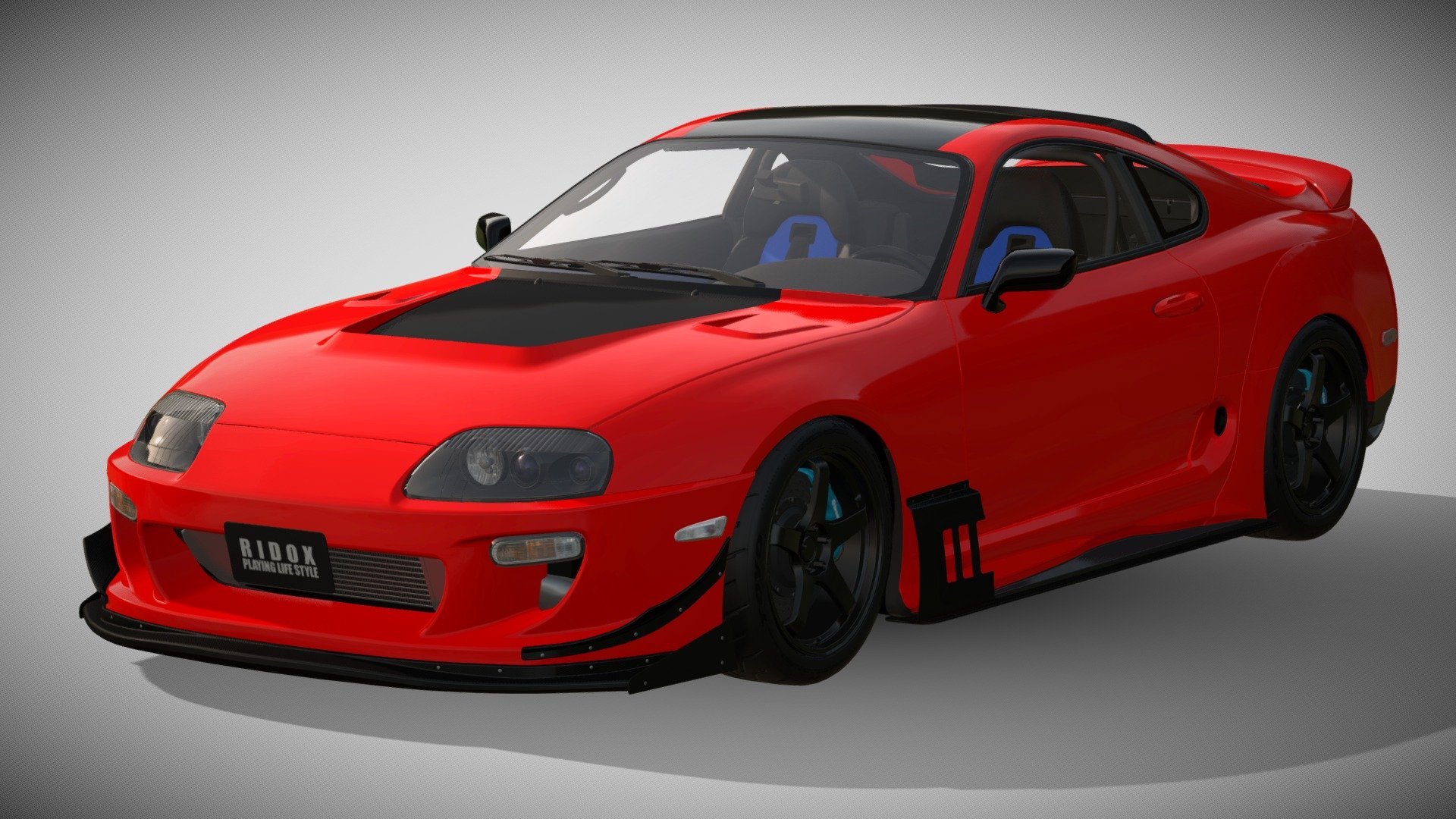 2008 RIDOX Aero Kit Toyota Supra JZA80 MK IV - Download Free 3D model ...