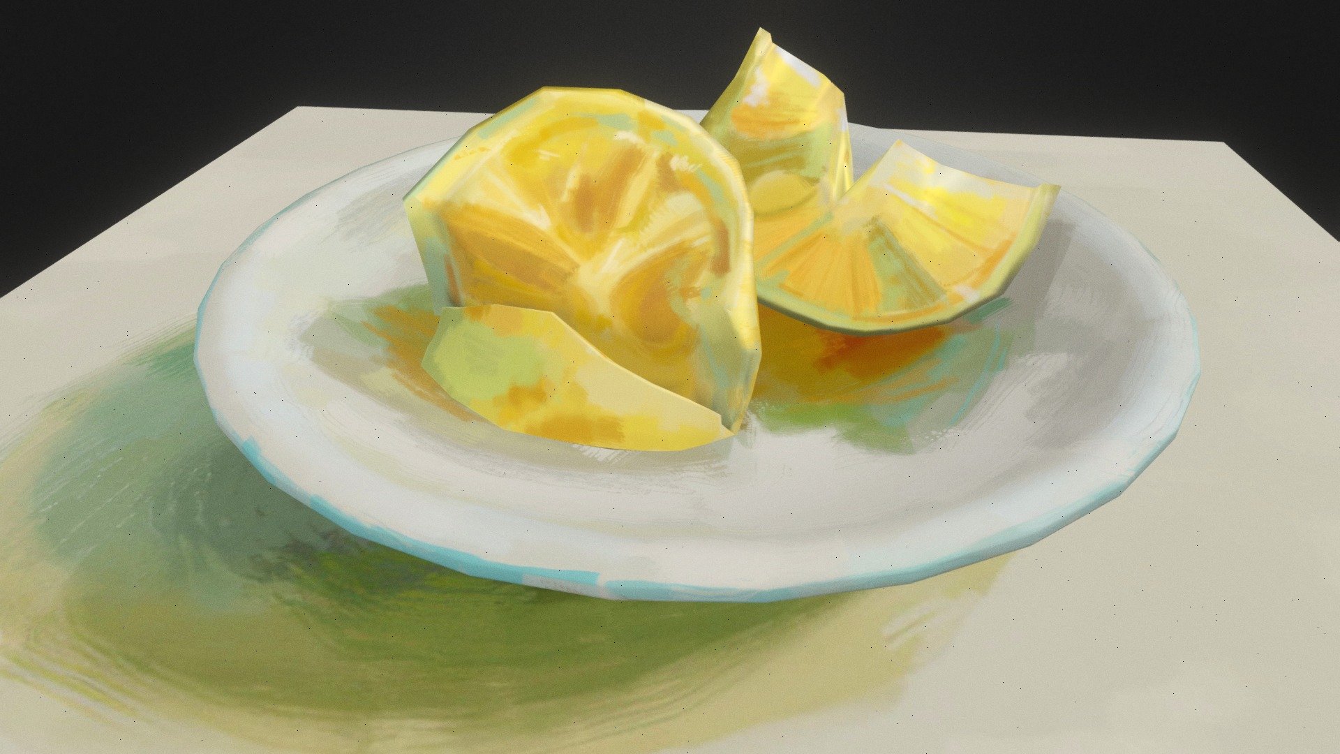 LEMON PAINT - 3D model by Artwany (@h.nguyen) [933aa53] - Sketchfab