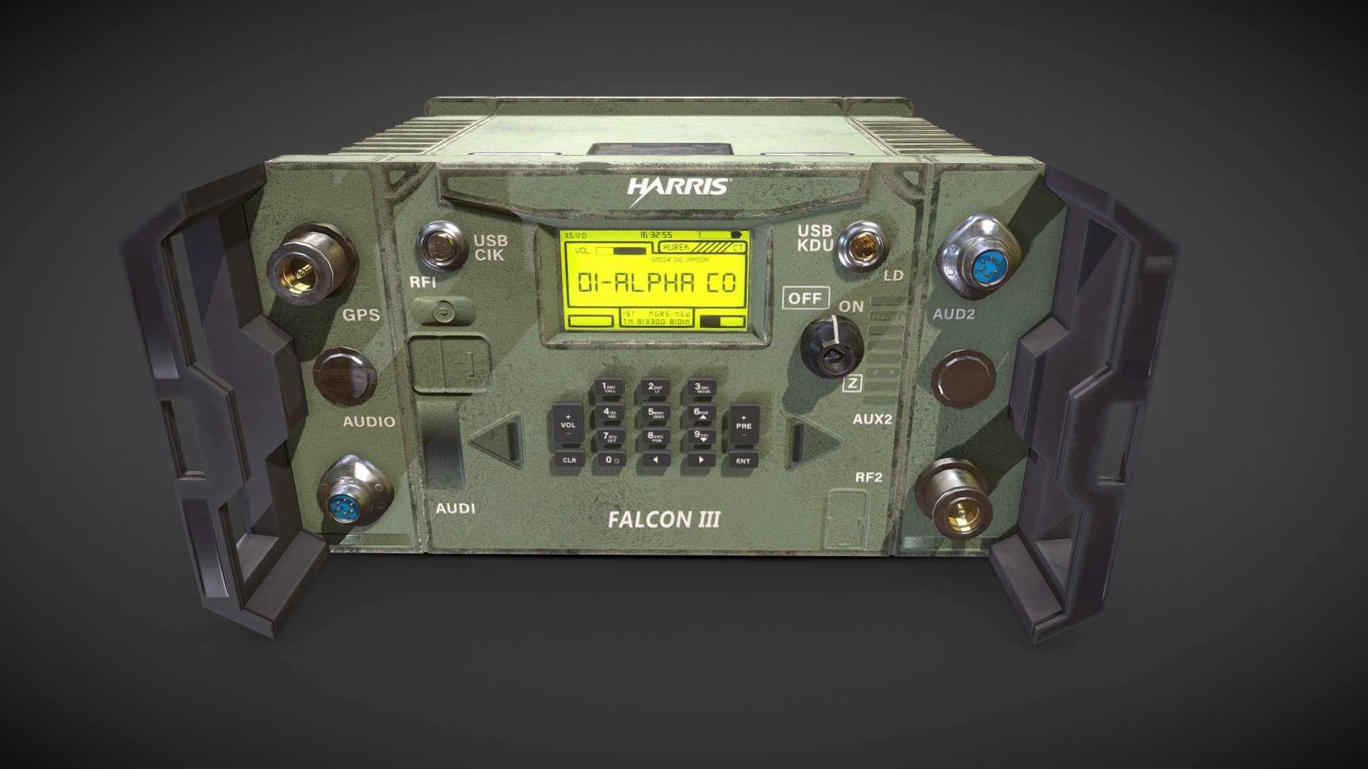 Tactical Communications Manpack Radio - Buy Royalty Free 3D model by ...
